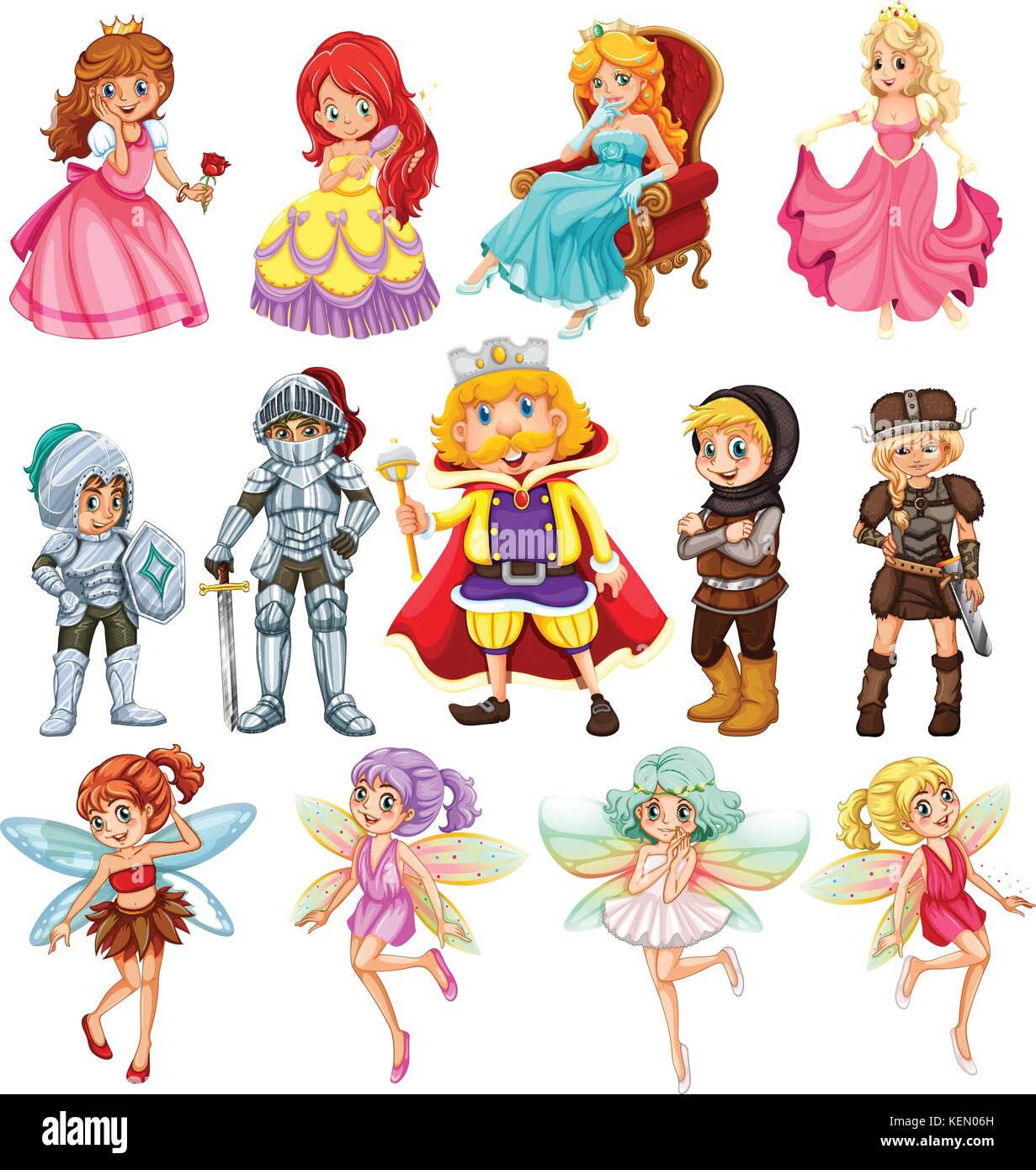 Royal princess princesses Cut Out Stock Images & Pictures - Alamy