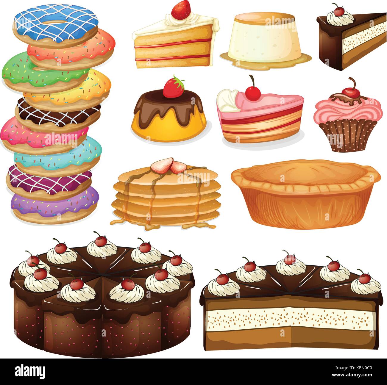 Pot pie Stock Vector Images - Alamy