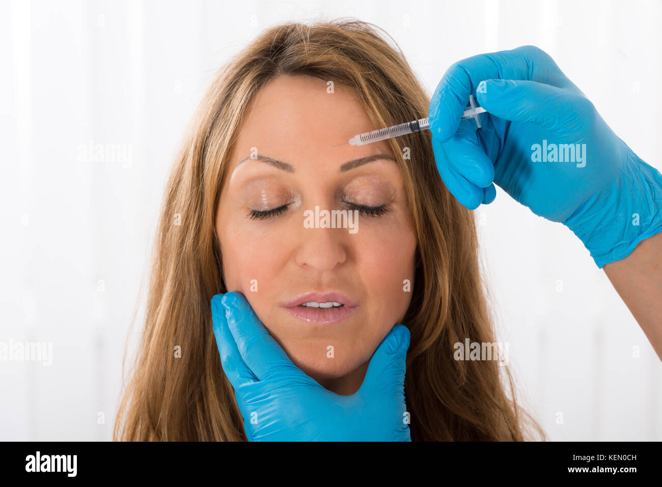 Mature woman face care hi-res stock photography and images - Alamy