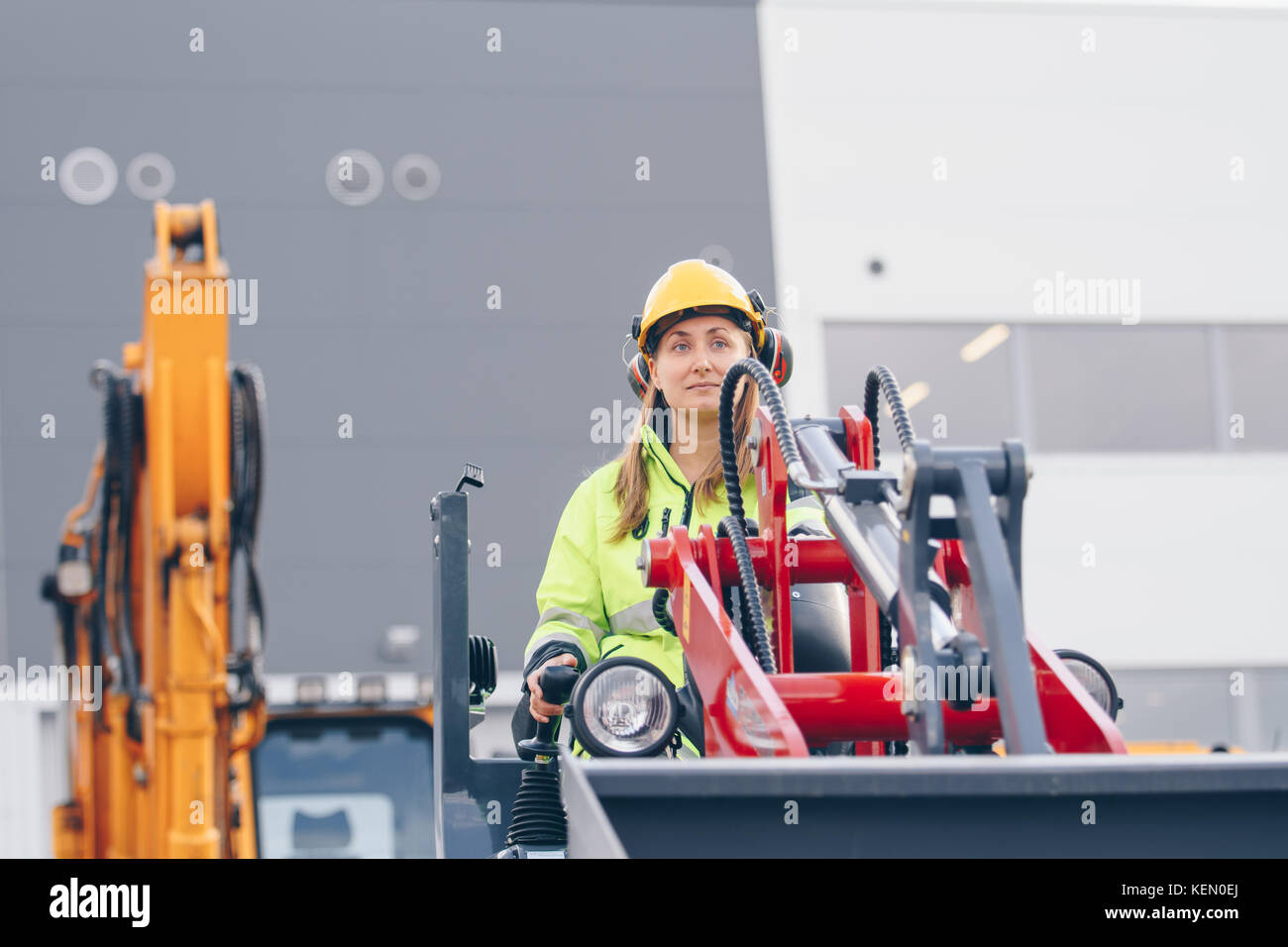 Female Heavy Equipment Operator High Resolution Stock Photography and ...