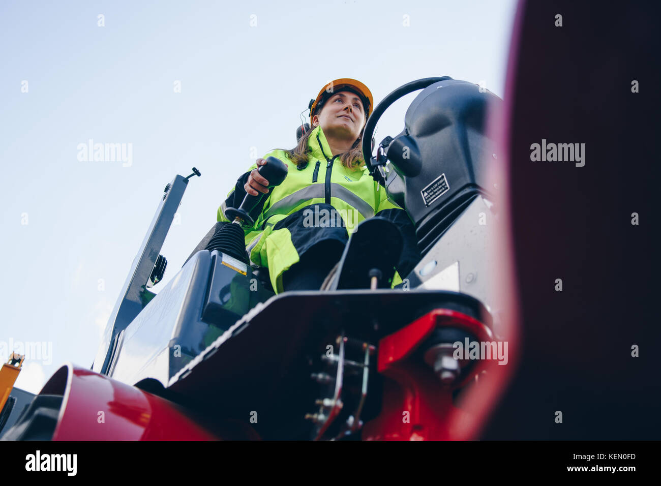 Female Heavy Equipment Operator High Resolution Stock Photography and ...