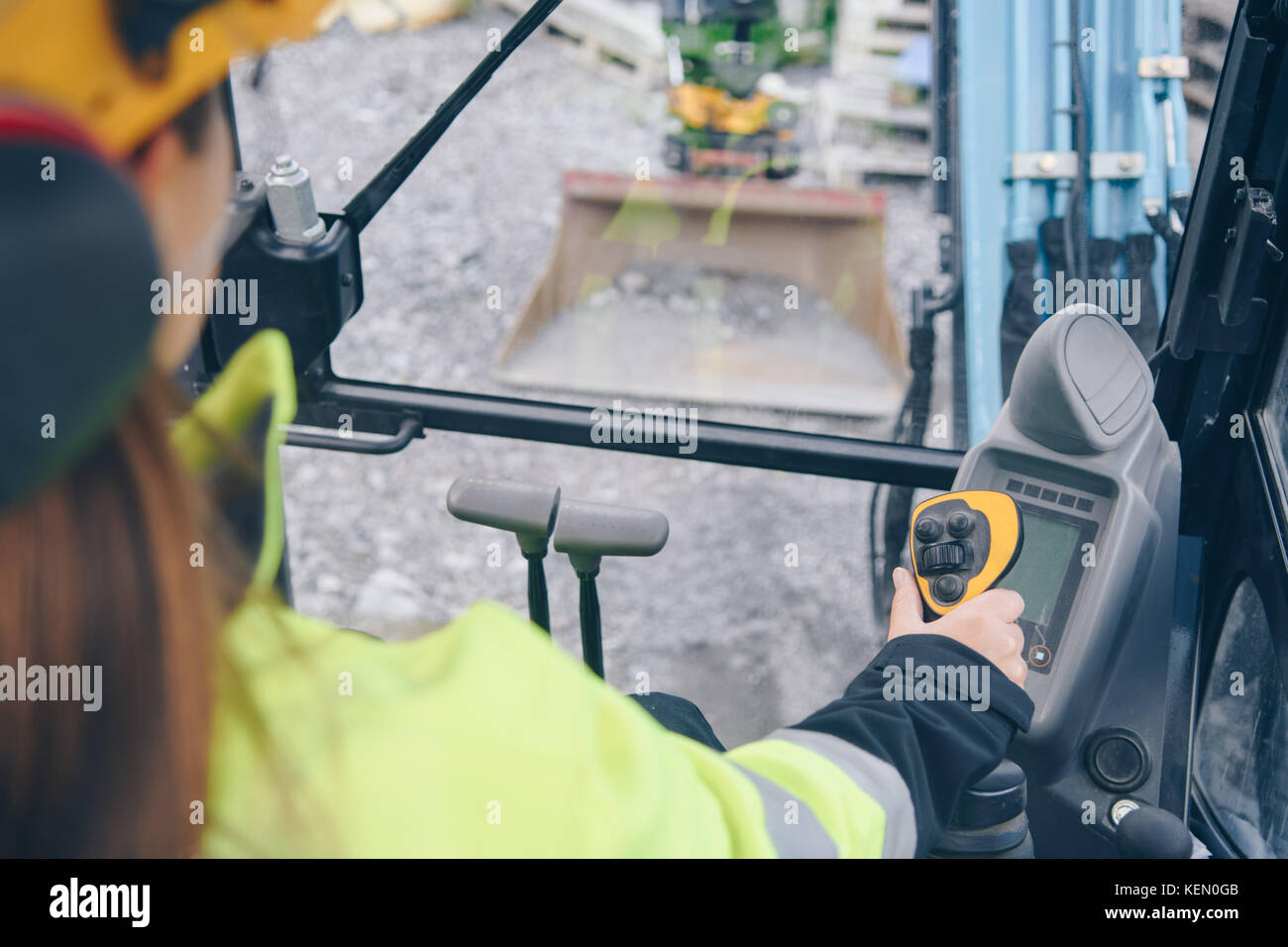 Female Heavy Equipment Operator High Resolution Stock Photography and ...