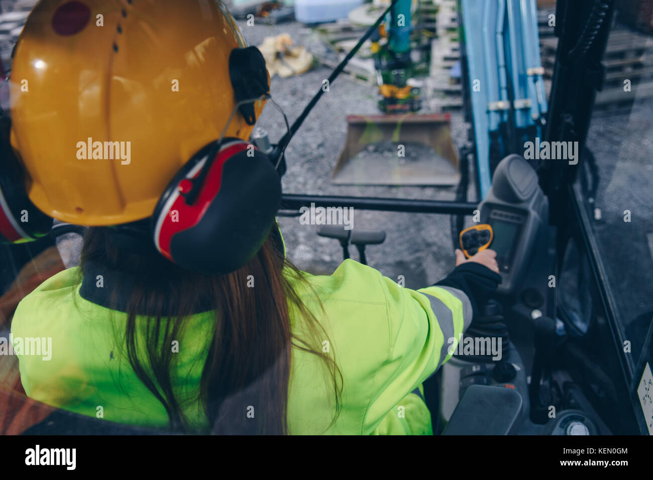 Female Heavy Equipment Operator High Resolution Stock Photography and ...