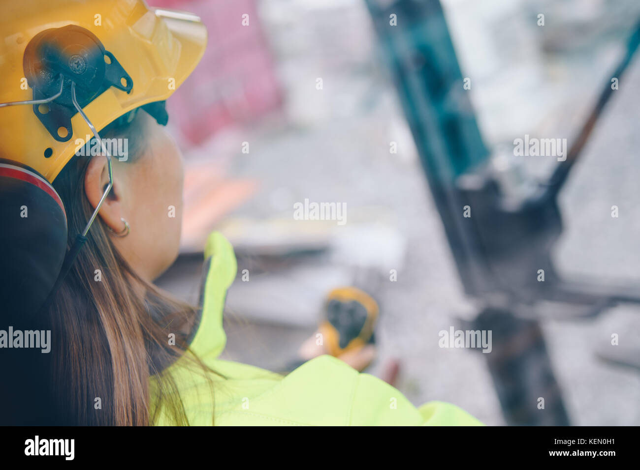Female Heavy Equipment Operator High Resolution Stock Photography and ...
