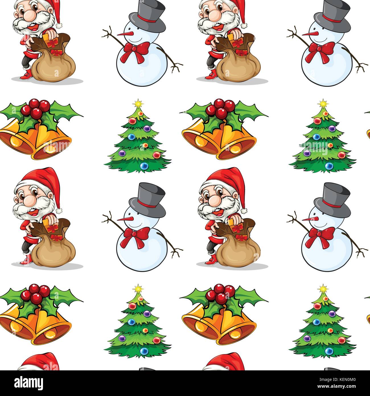 Winter holidays gifts seamless Stock Vector Images - Alamy