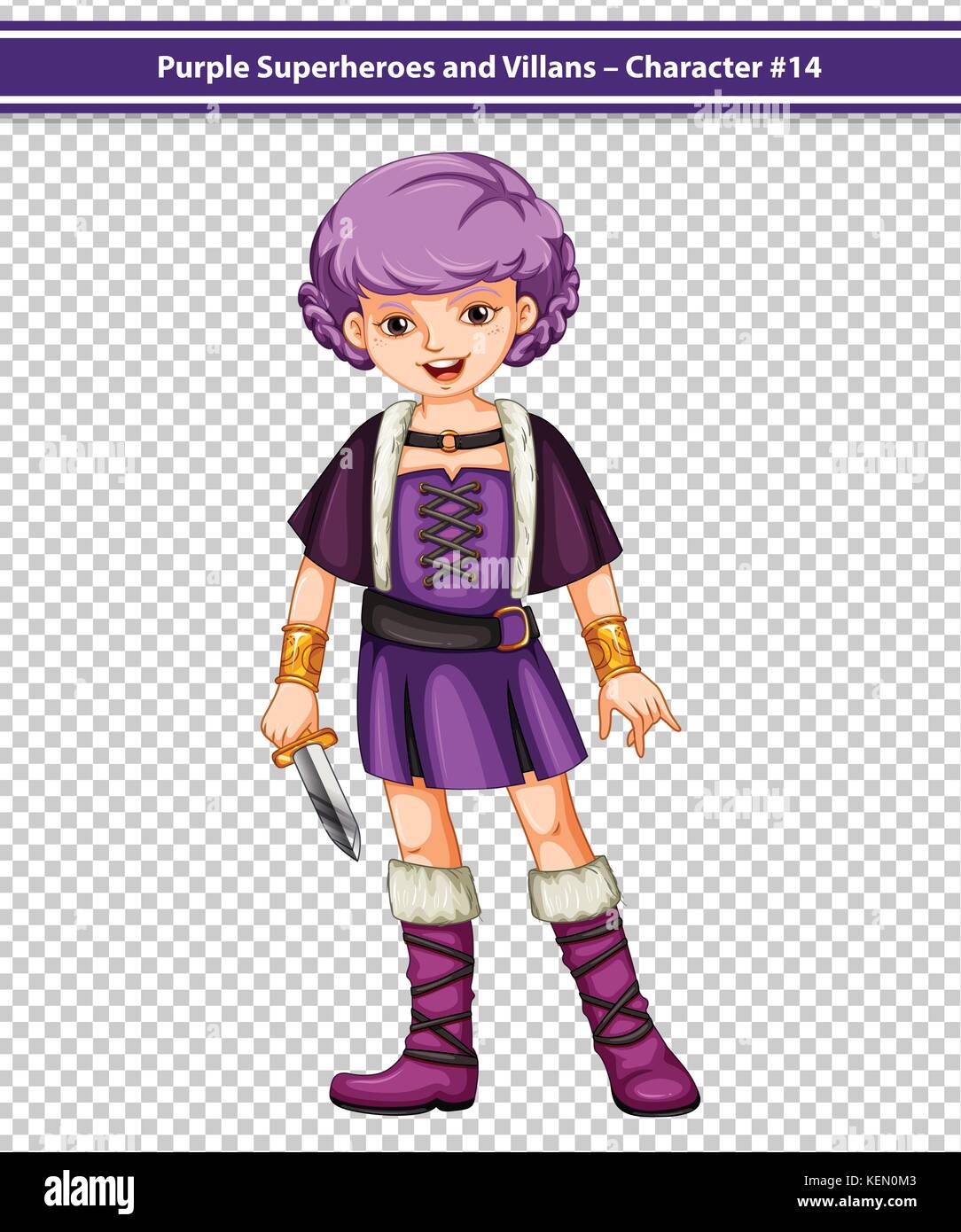 Illustration of a female viking Stock Vector Image & Art - Alamy