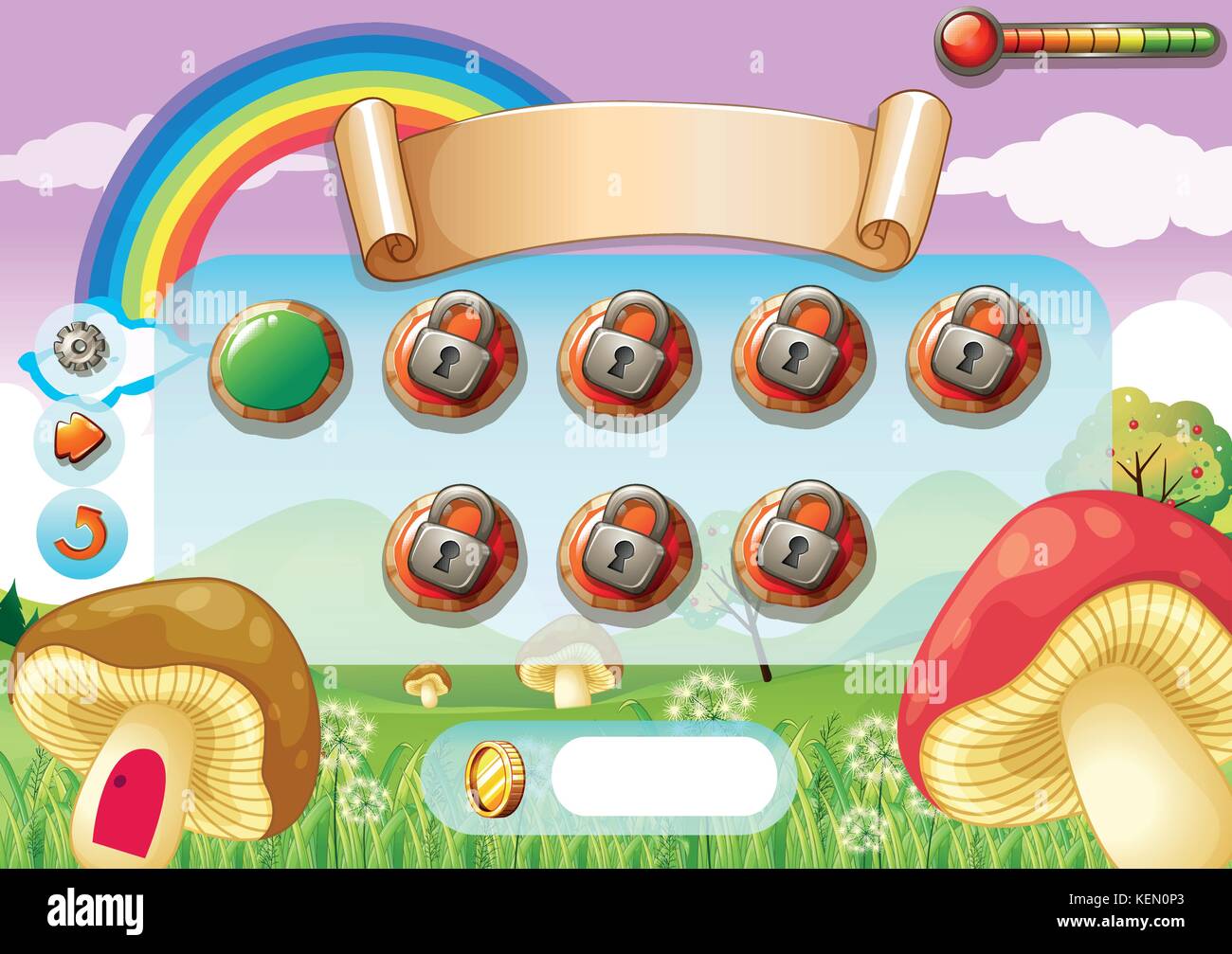 Illustration of a scene from a computer game Stock Vector Image & Art ...