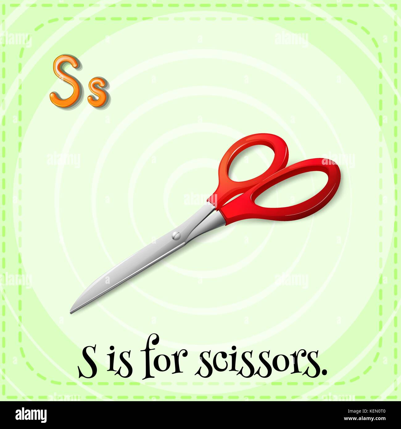 Scissors Alphabet Clipart