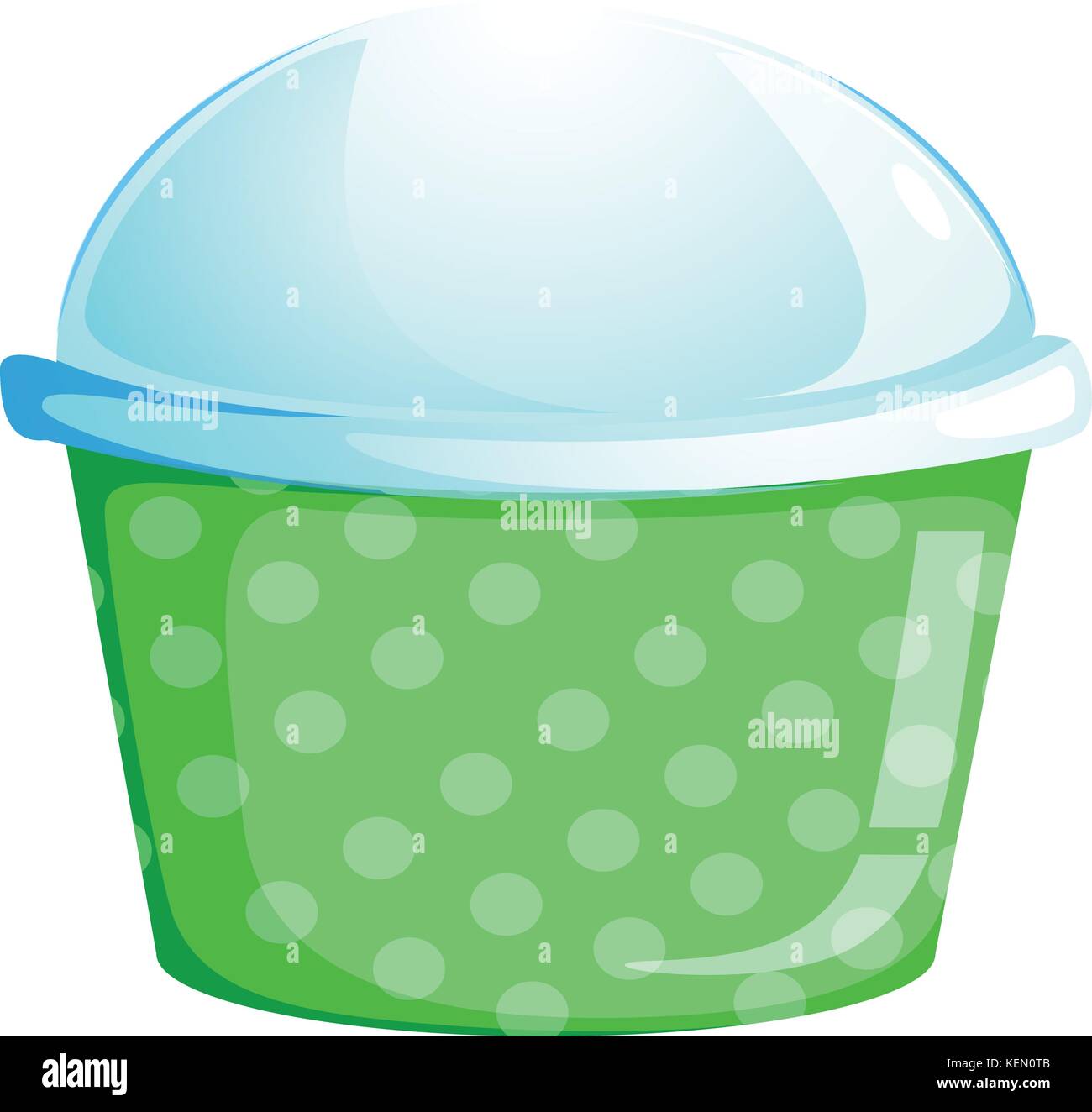 Empty cupcake case white Stock Vector Images - Alamy