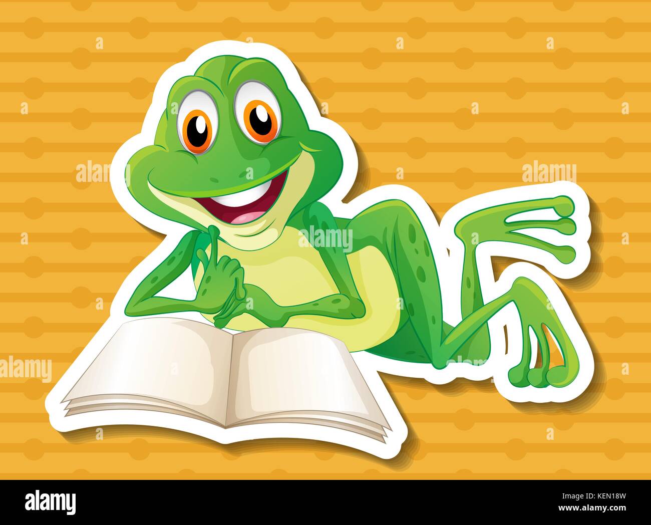 Reading frog hi-res stock photography and images - Alamy