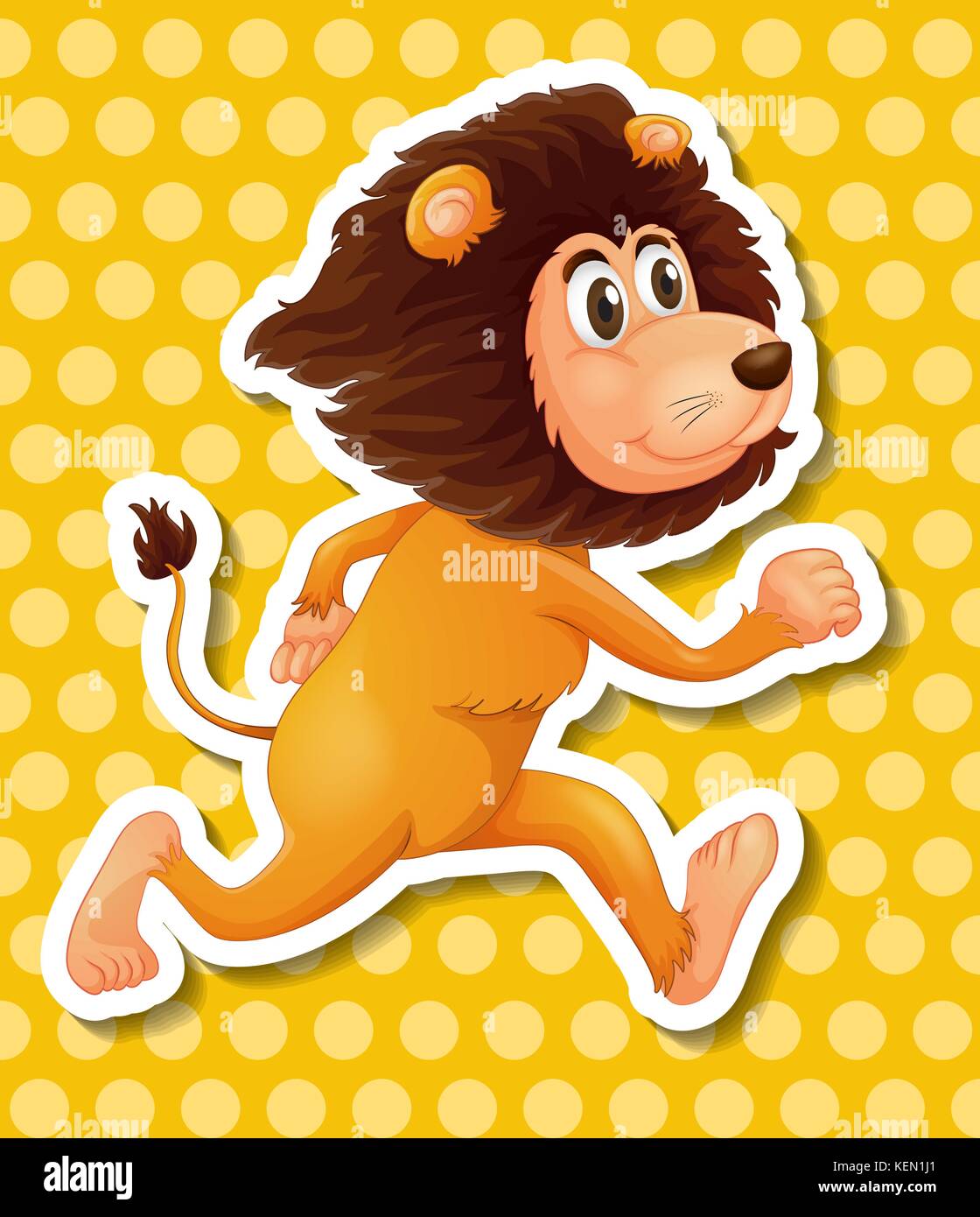 illustration of a close up lion Stock Vector Image & Art - Alamy