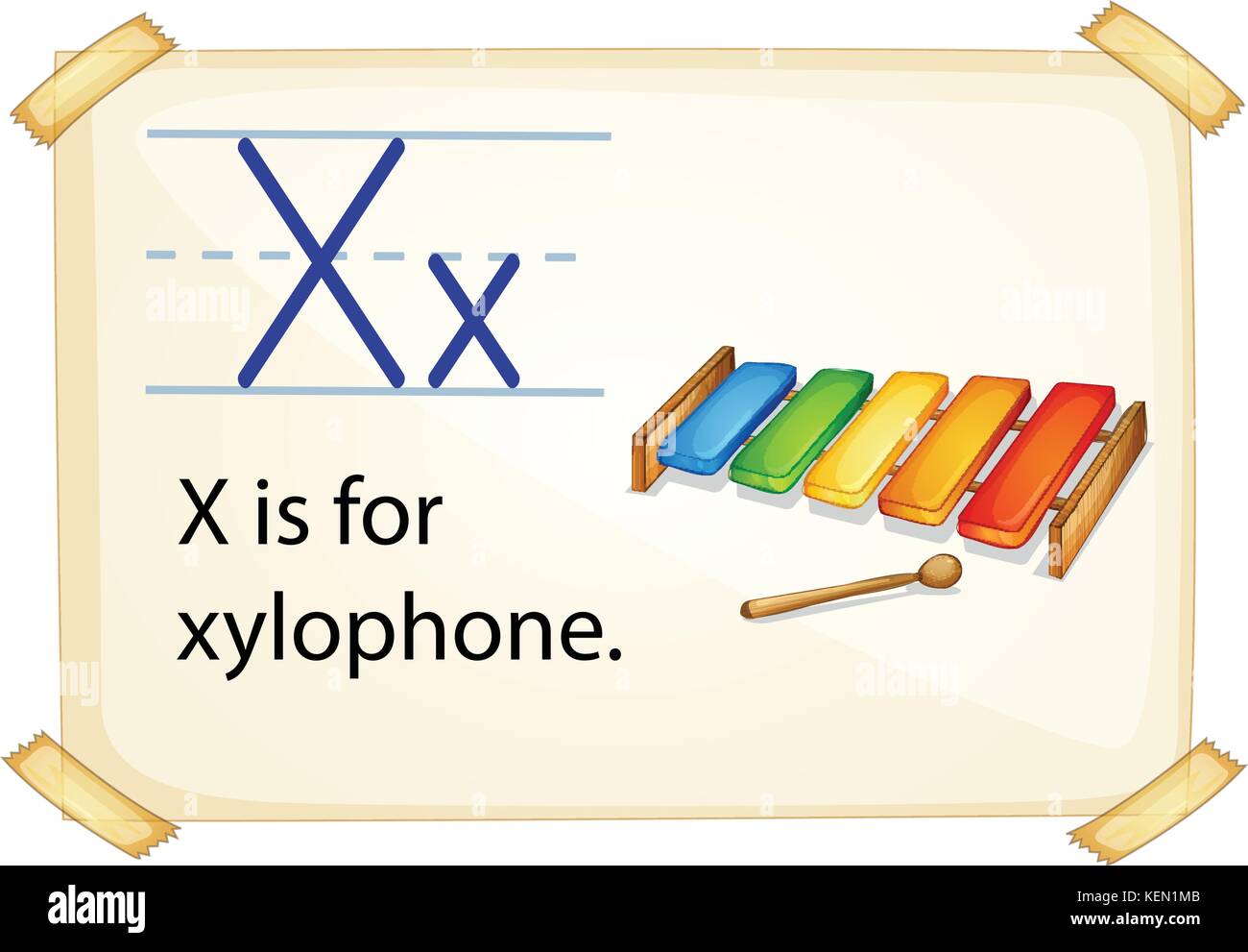 X is for xylophone Stock Vector Images - Alamy