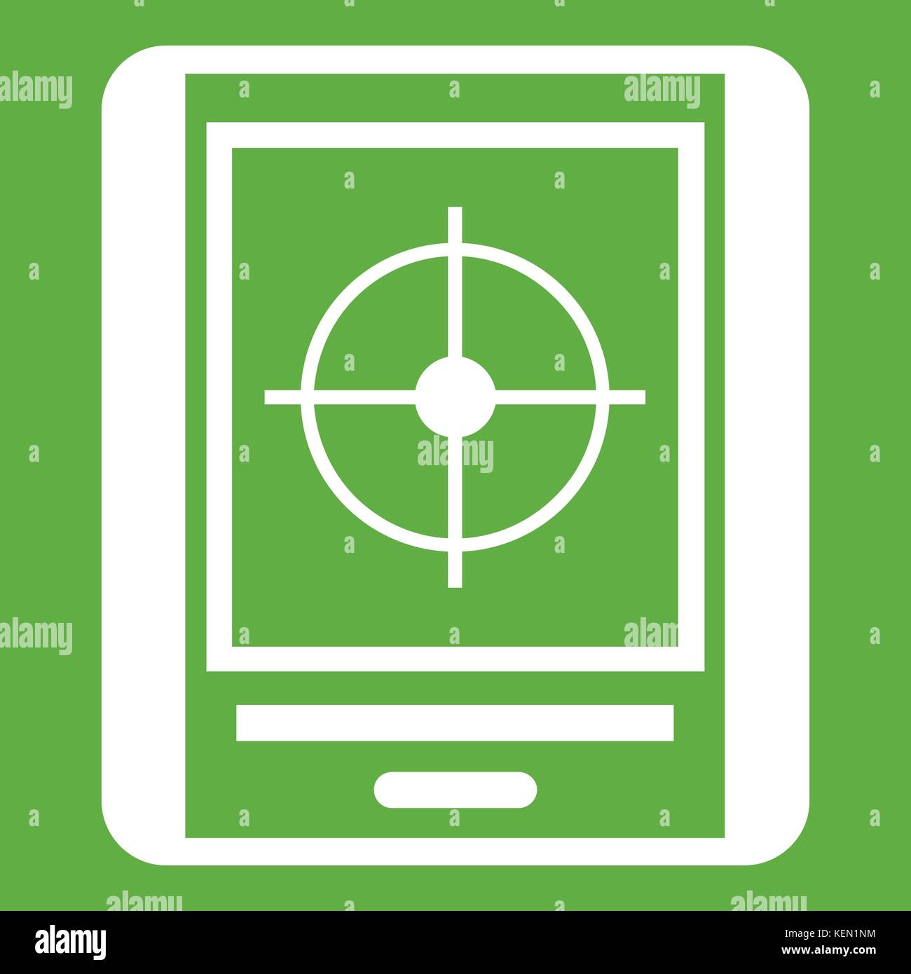 Radar icon green Stock Vector Image & Art - Alamy