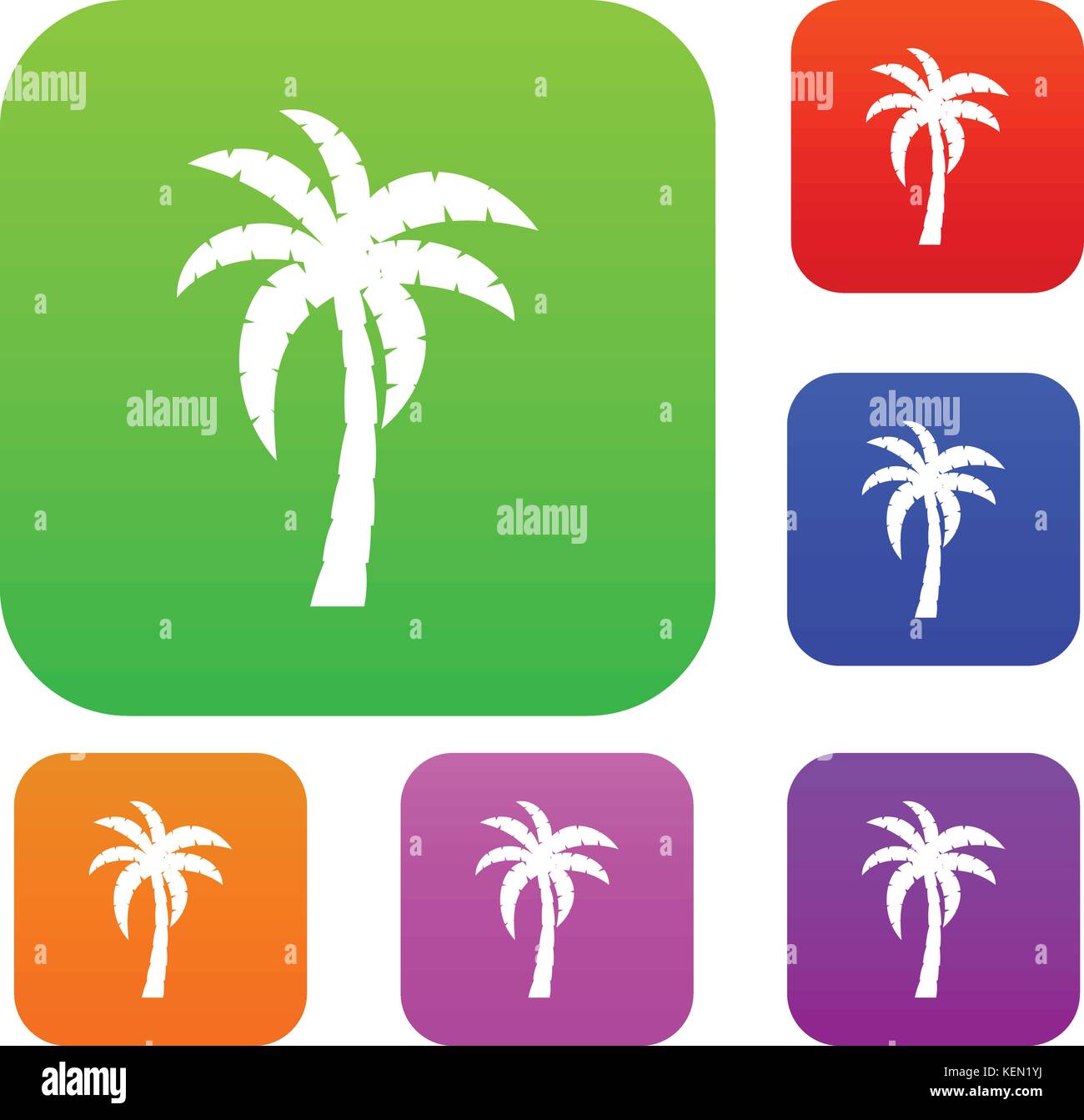 Brazil red sun tree Stock Vector Images - Alamy