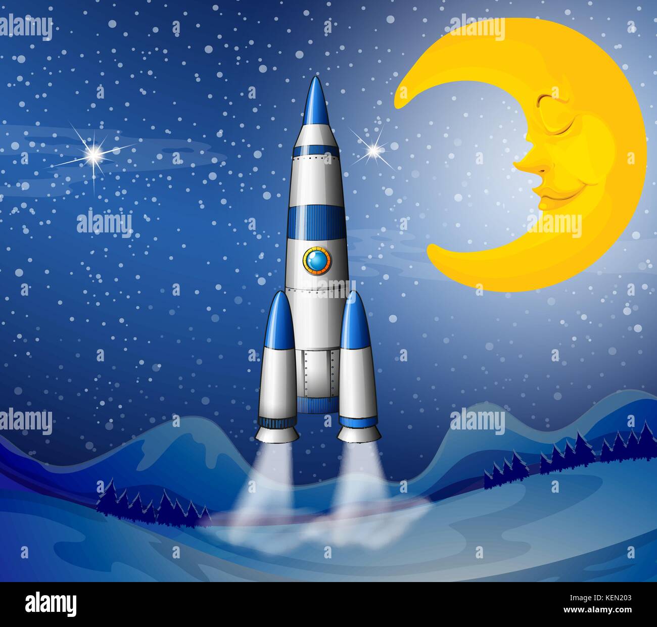 Hazardous trees Stock Vector Images - Alamy