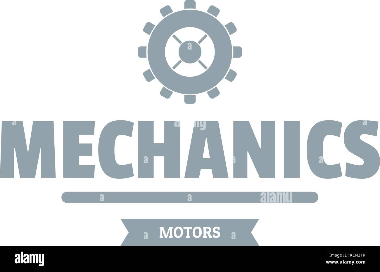 Business machinery logo, simple gray style Stock Vector Image & Art - Alamy