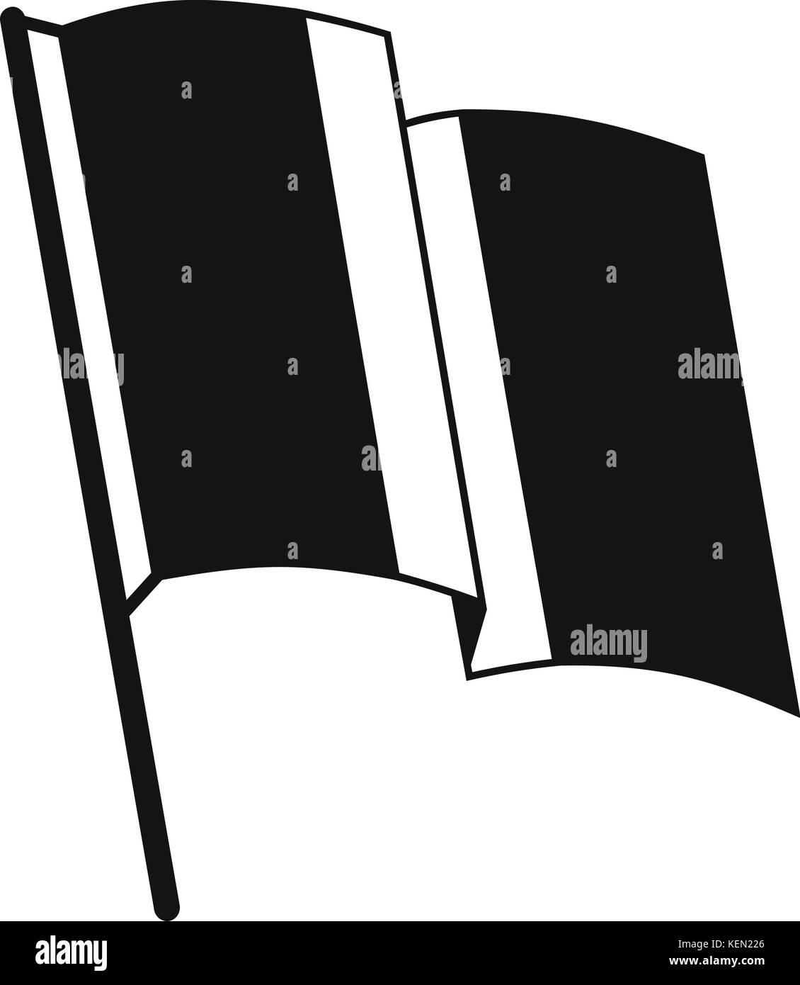 Germany flag icon, simple style Stock Vector Image & Art - Alamy