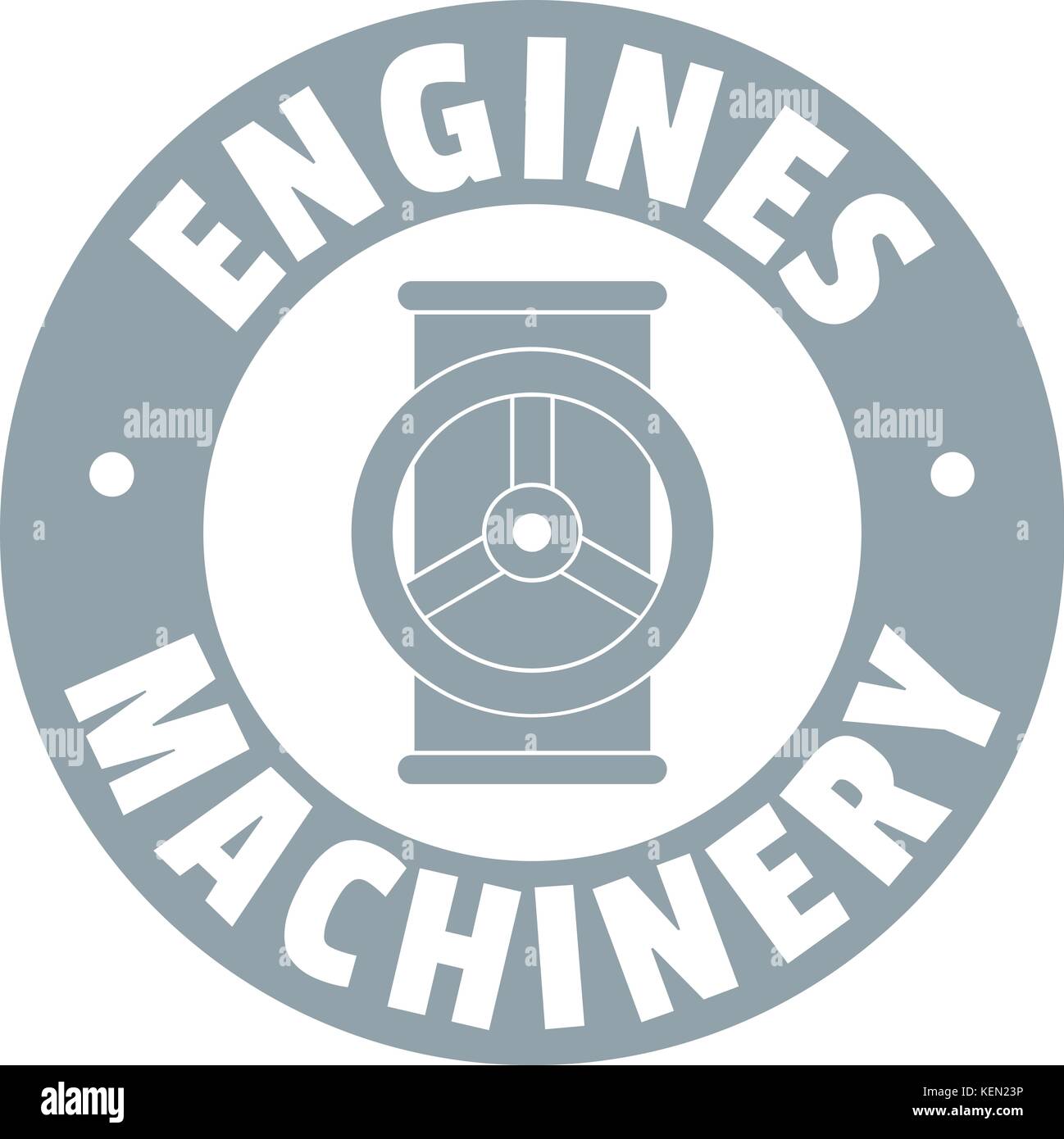 Automation machinery logo, simple gray style Stock Vector Image & Art ...