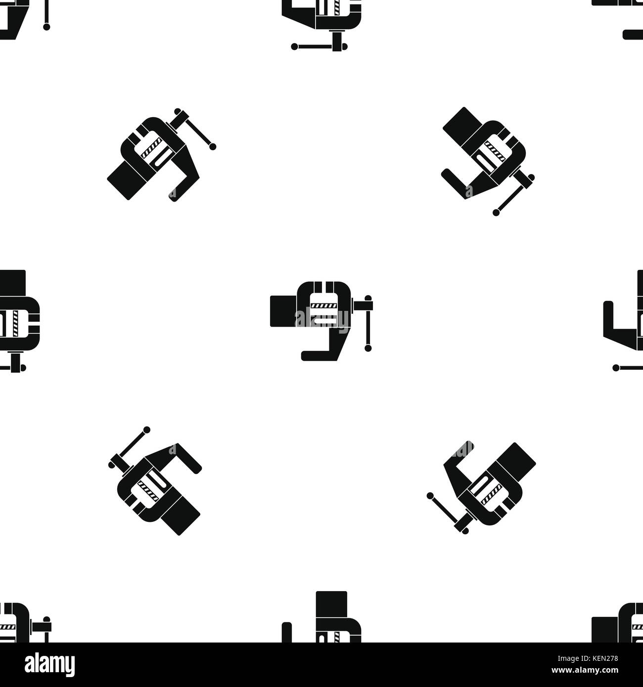 Fixing the clamp Black and White Stock Photos & Images - Alamy