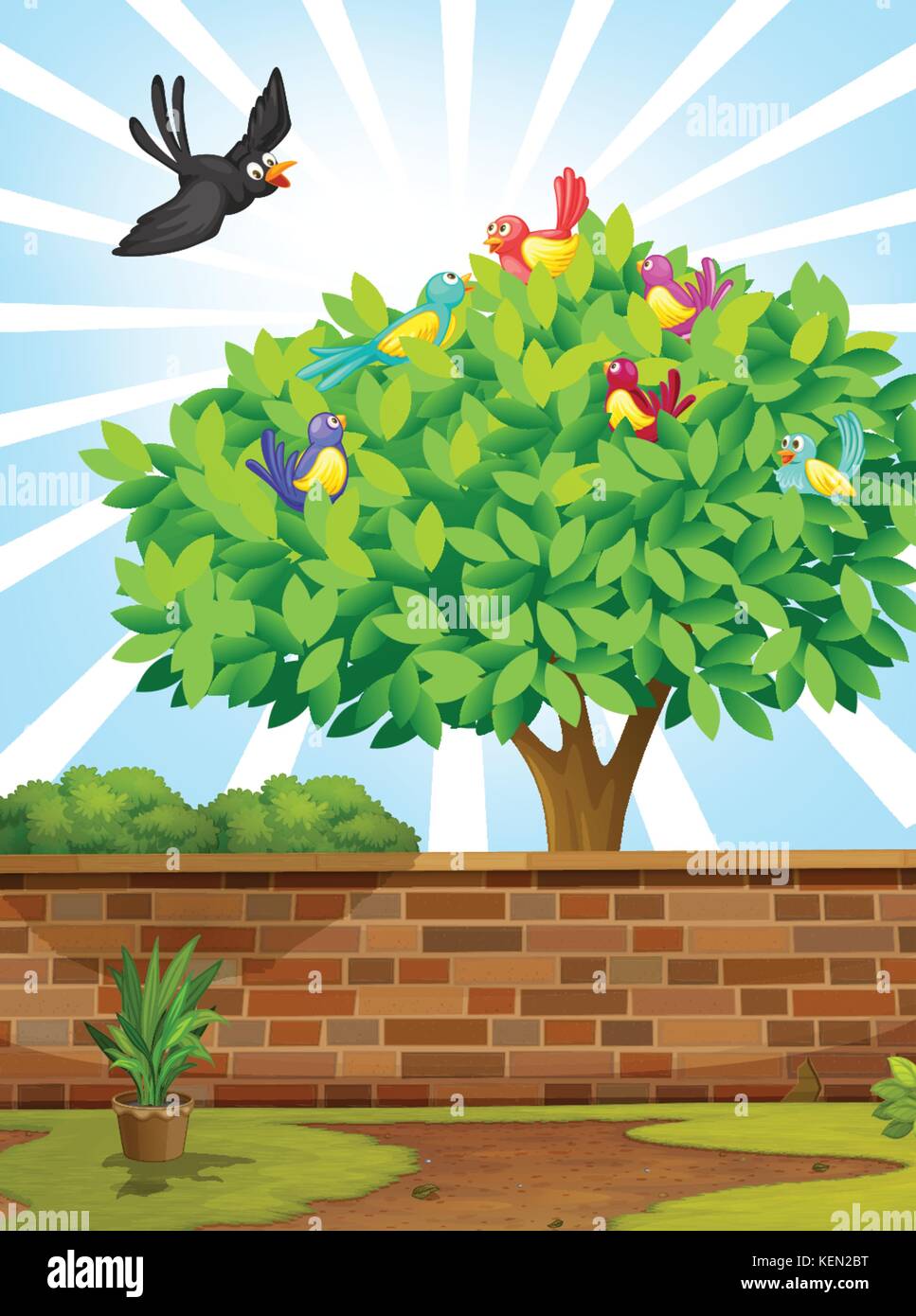 Backyard flock Stock Vector Images - Alamy
