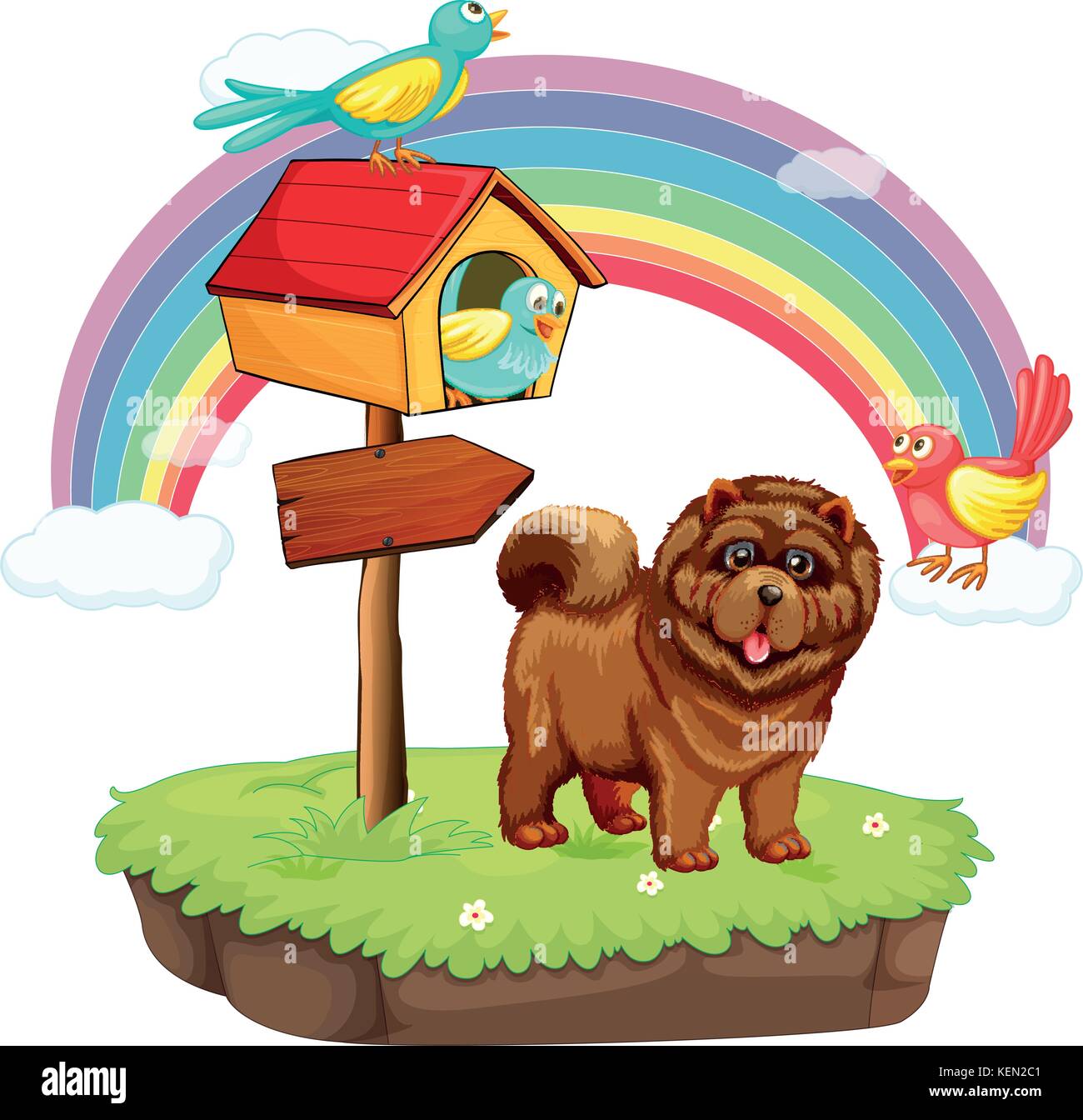 Standing under a rainbow hi-res stock photography and images - Alamy