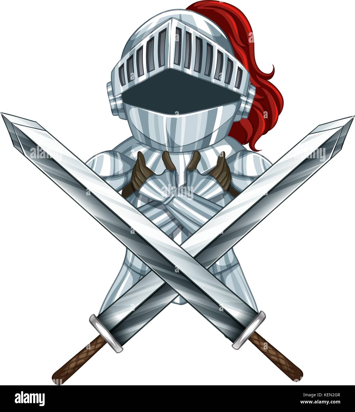 Knight sword armour on Stock Vector Images - Alamy