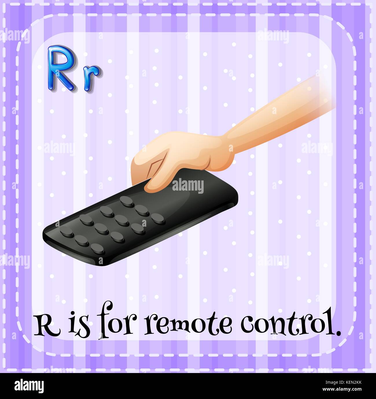 A letter R which stands for remote control Stock Vector Image & Art - Alamy