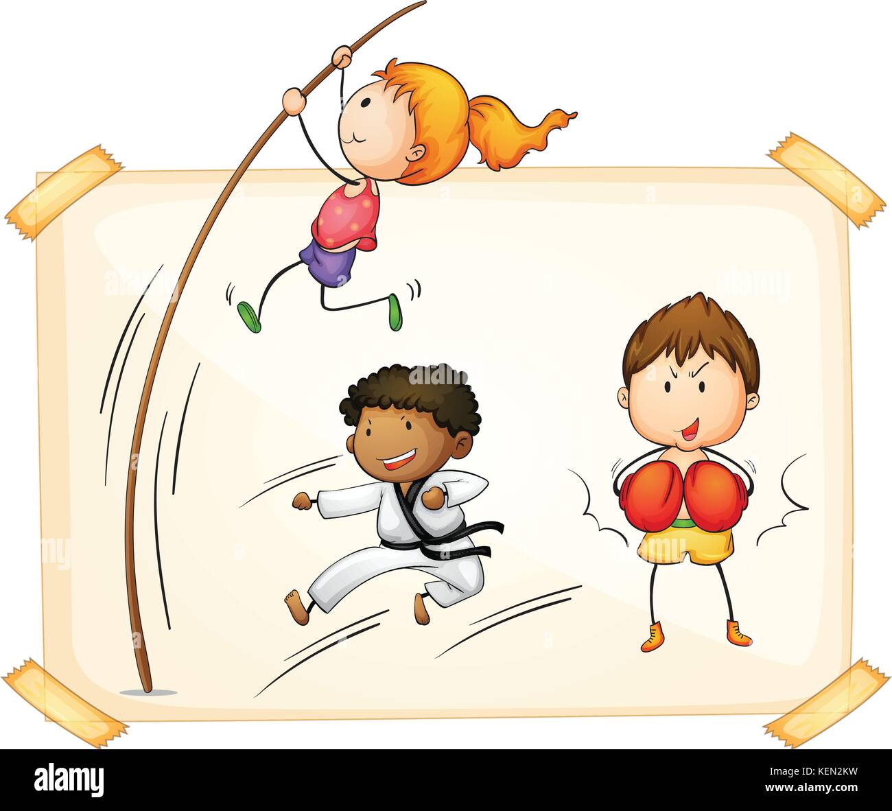Illustraion of many type of sports Stock Vector Image & Art - Alamy