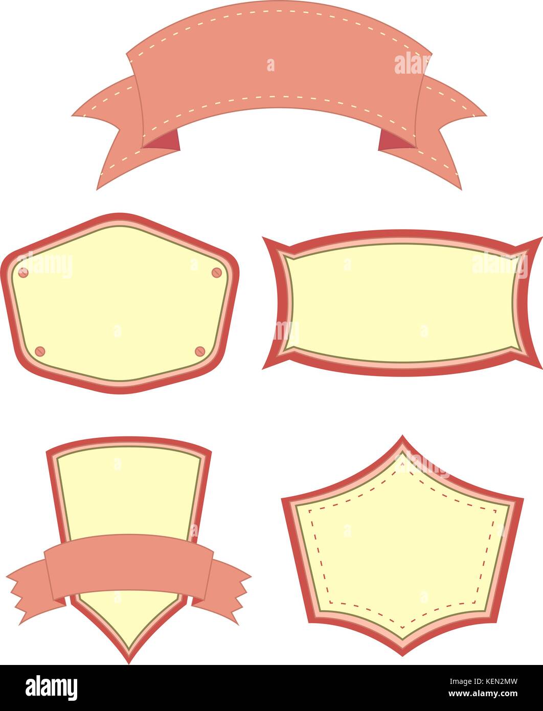 Different patterns of pink color banners Stock Vector Image & Art - Alamy