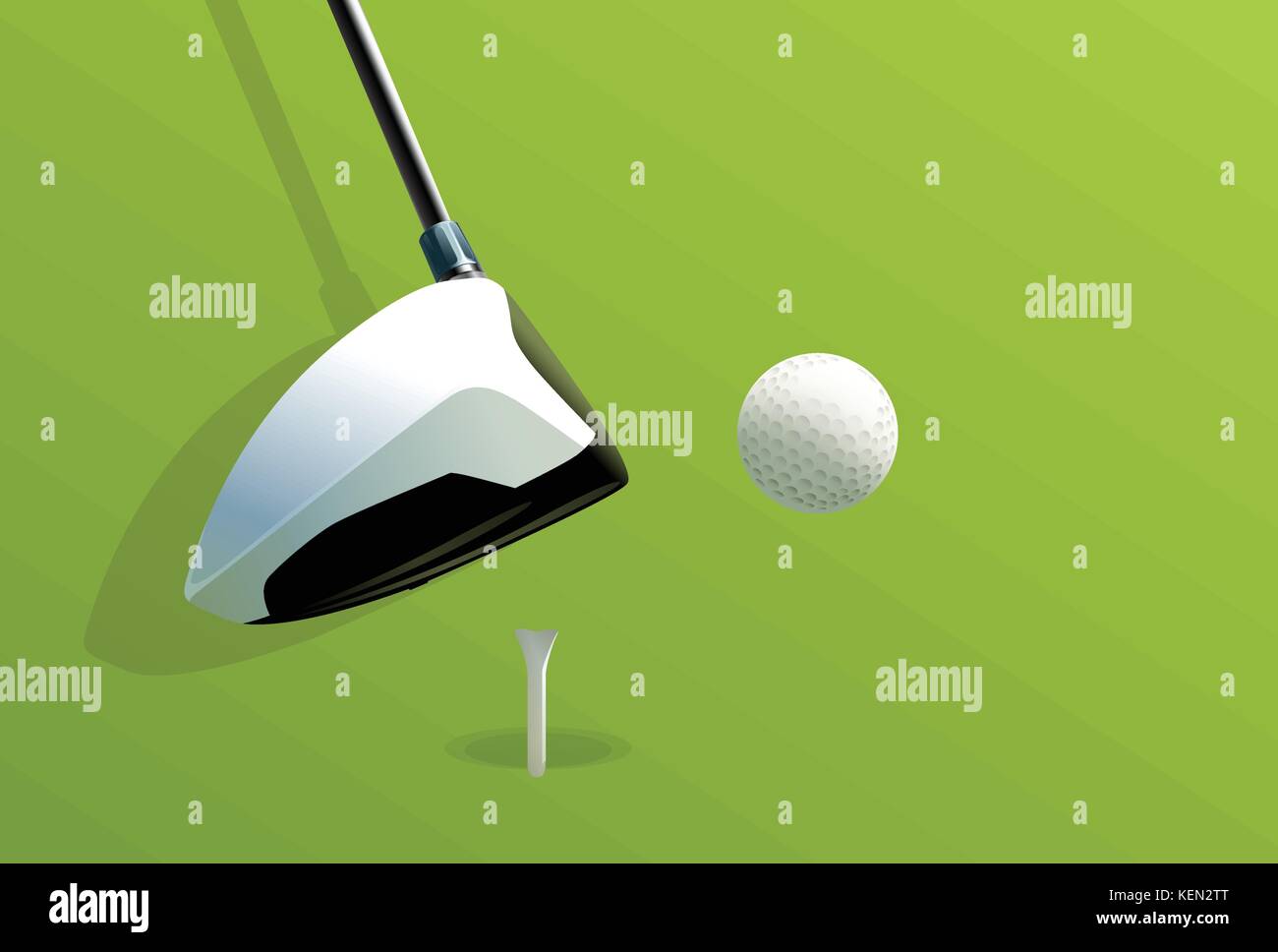 Illustration of putting a golf ball Stock Vector Image & Art - Alamy