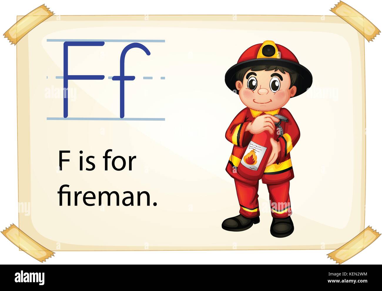 Fireman clipart Cut Out Stock Images & Pictures - Alamy