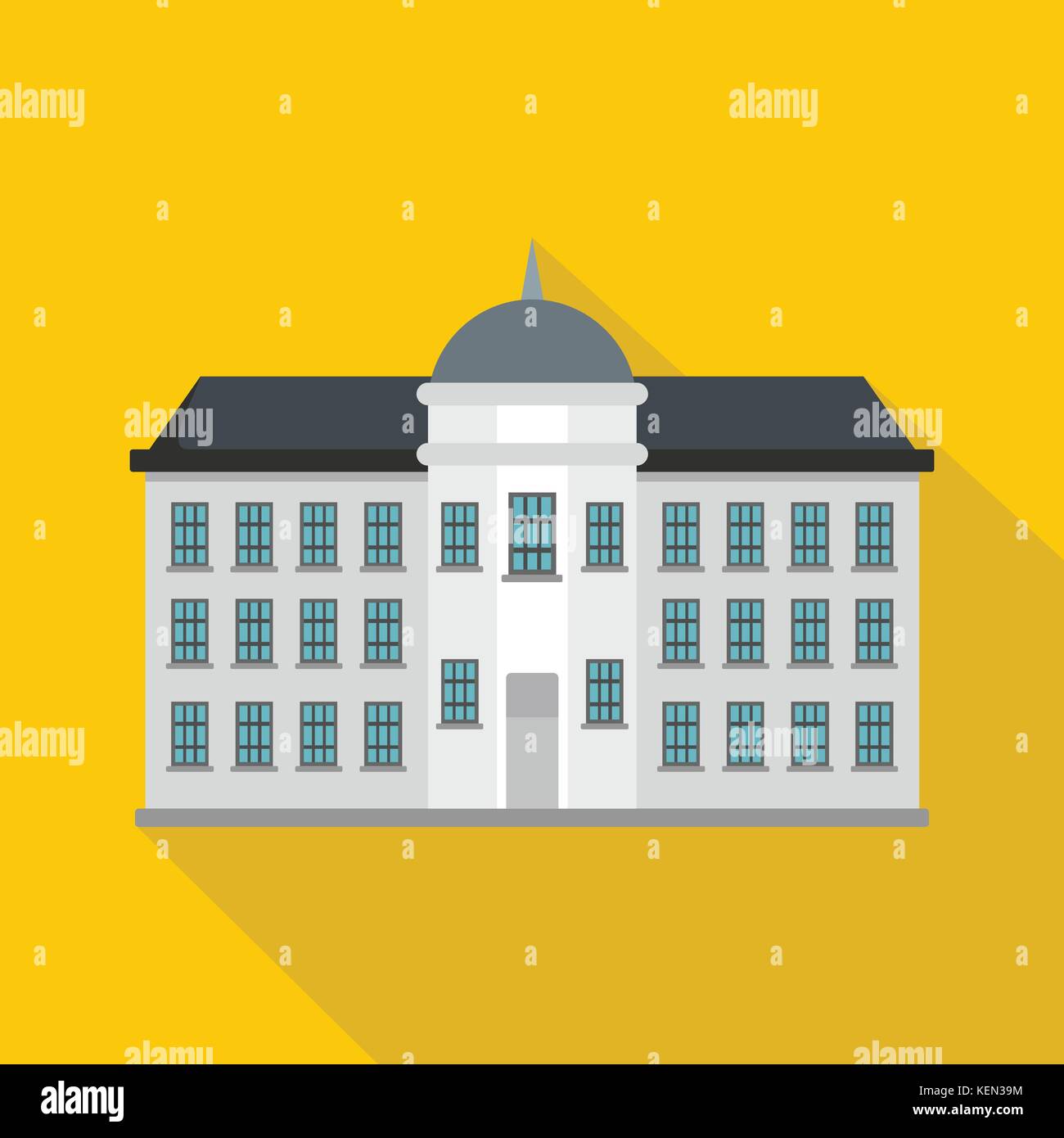 Capital building icon, flat style Stock Vector Image & Art - Alamy