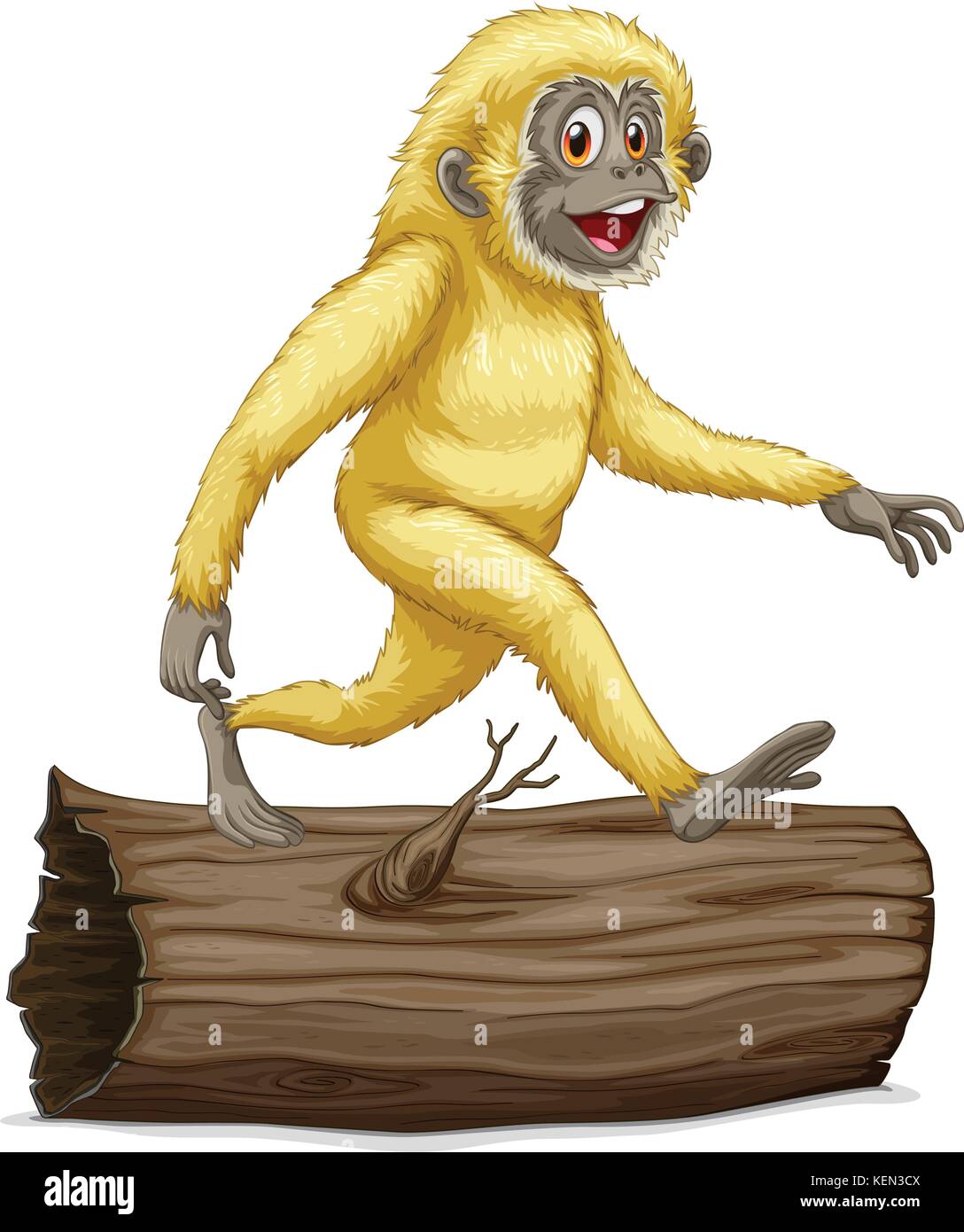 Log on head Stock Vector Images - Alamy