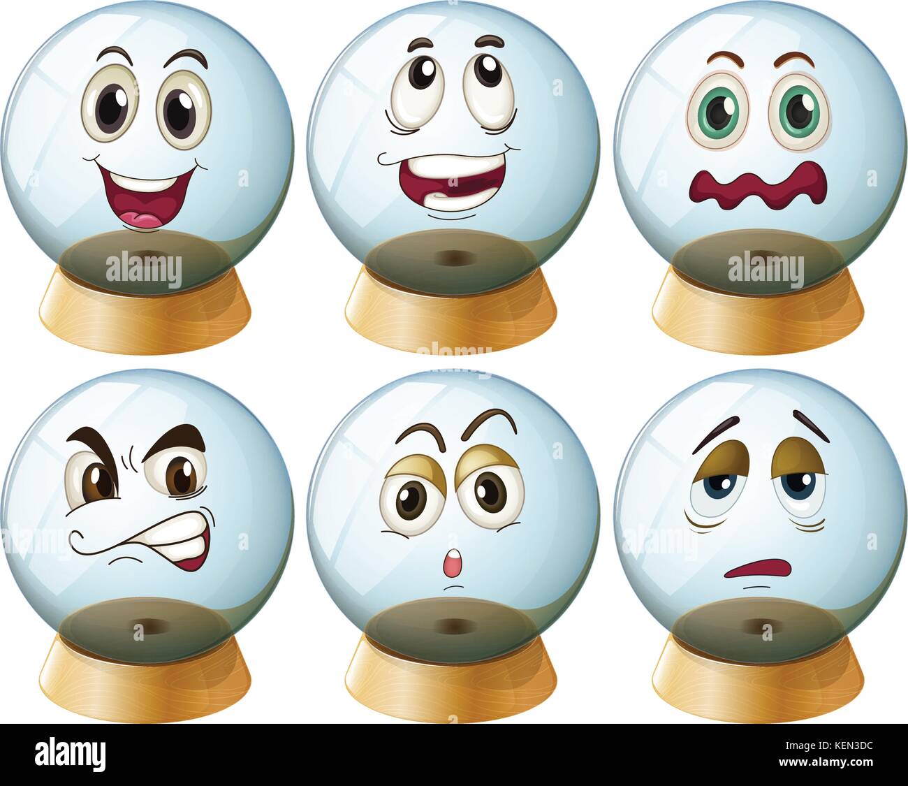 Glassball Stock Vector Images - Alamy