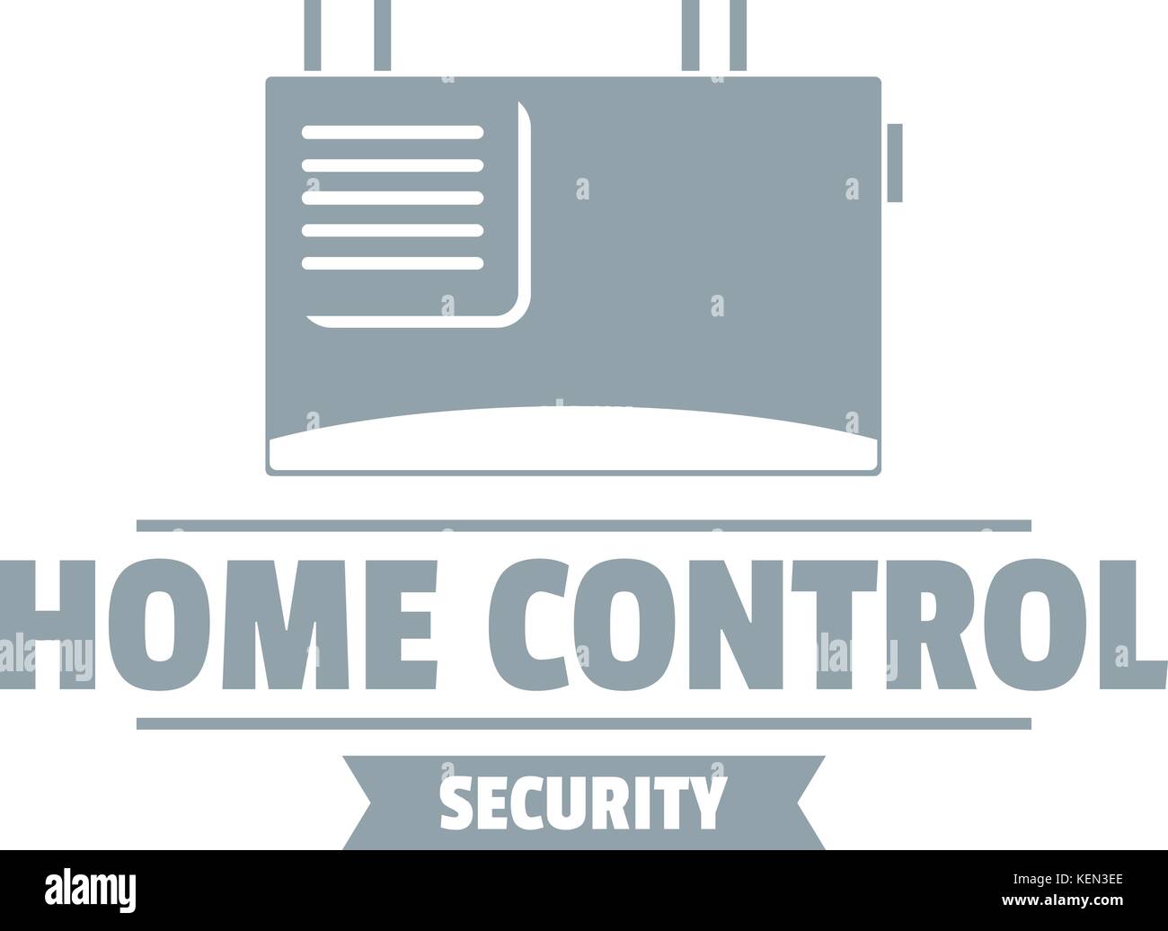 Smart building logo, simple gray style Stock Vector Image & Art - Alamy