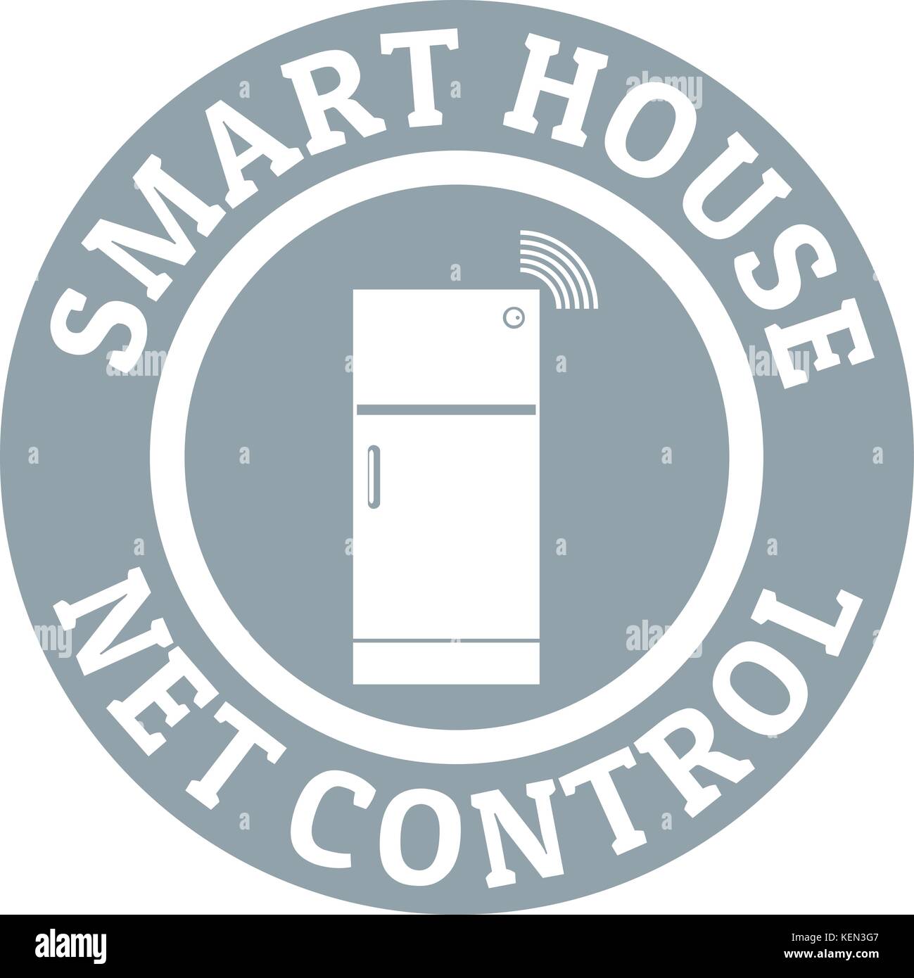 Net control logo, simple gray style Stock Vector Image & Art - Alamy