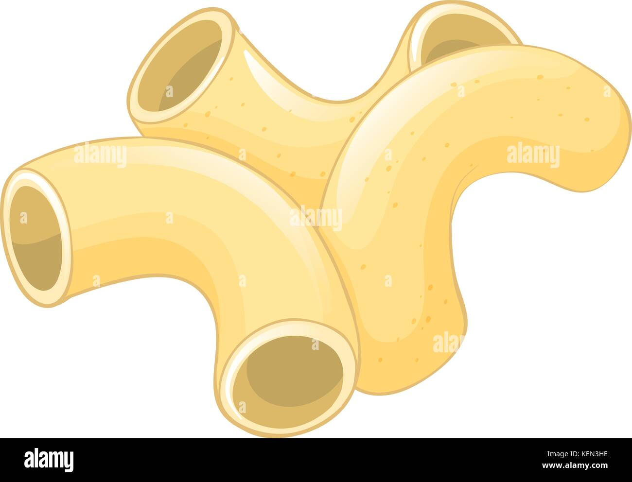 Illustration of a close up macoroni Stock Vector Image & Art - Alamy