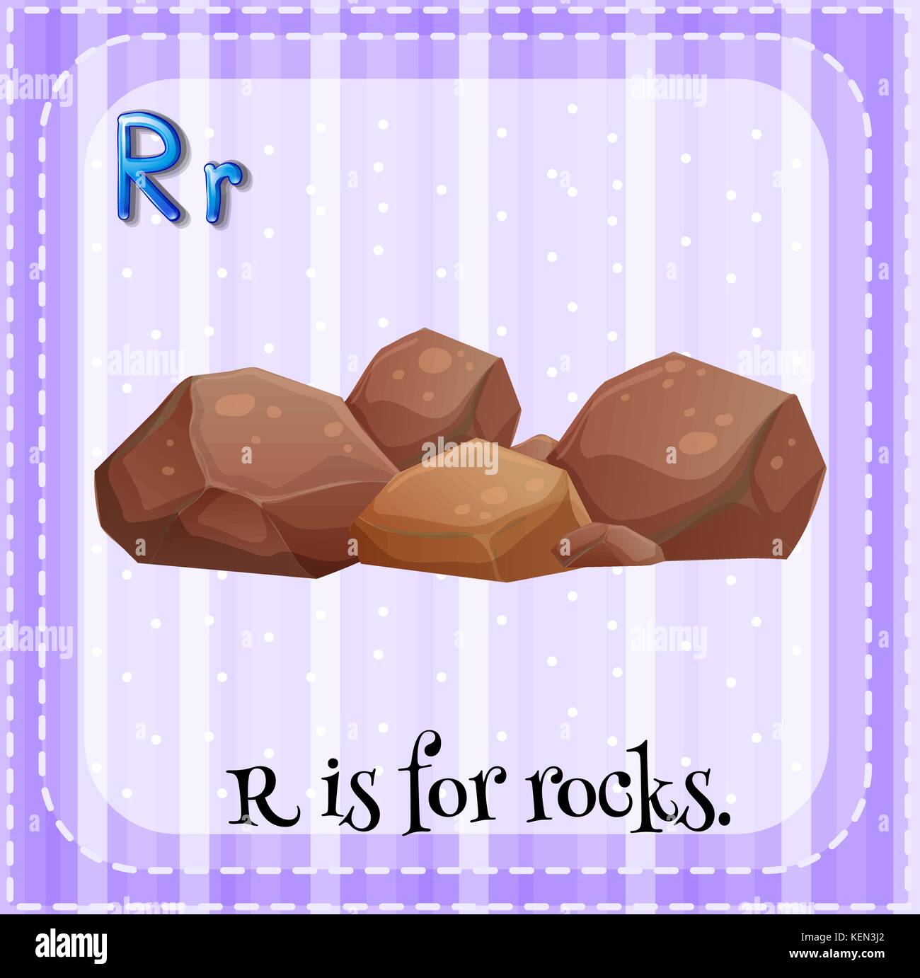 A letter R which stands for rocks Stock Vector Image & Art - Alamy