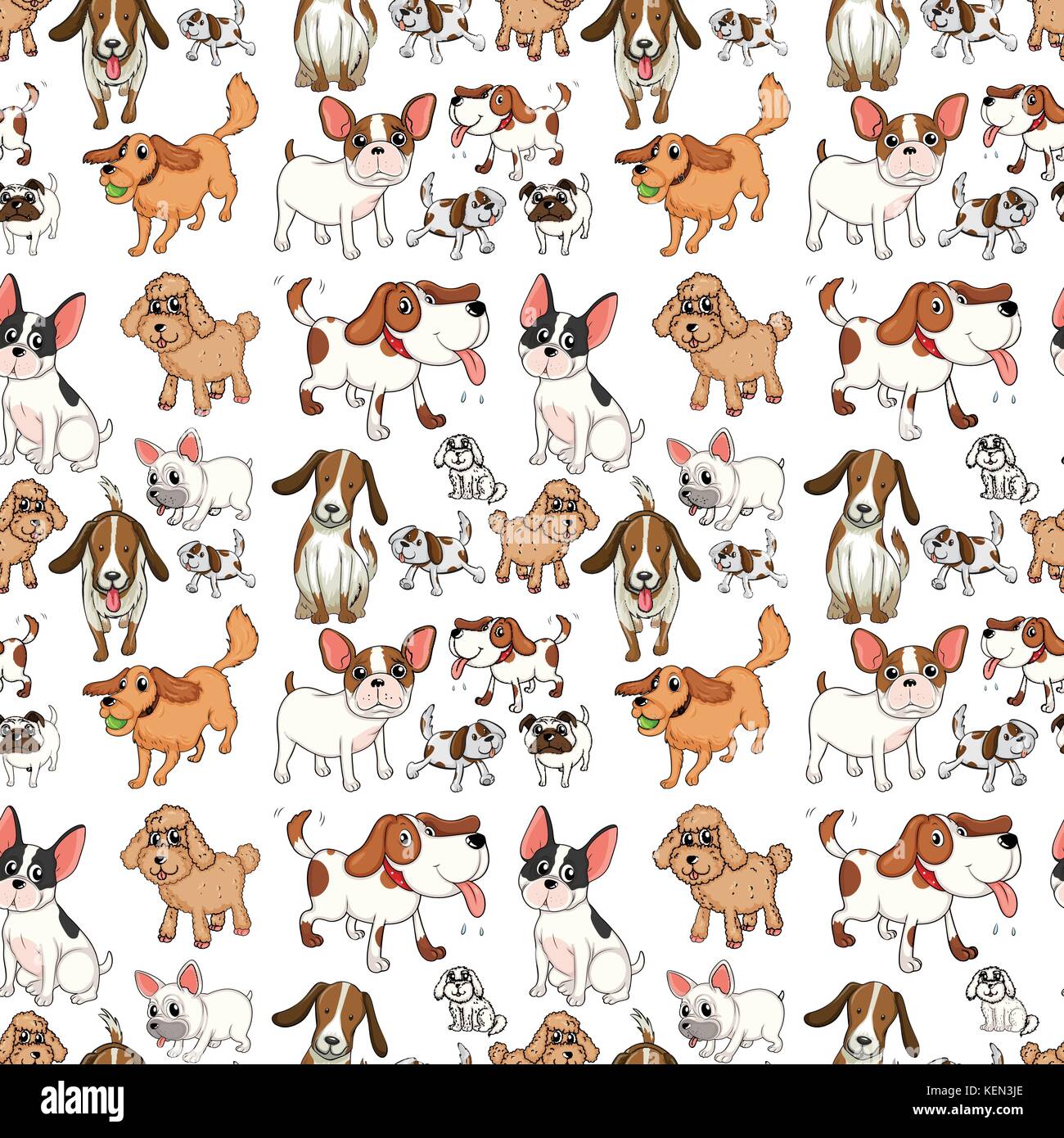 Repeating dogs hi-res stock photography and images - Alamy