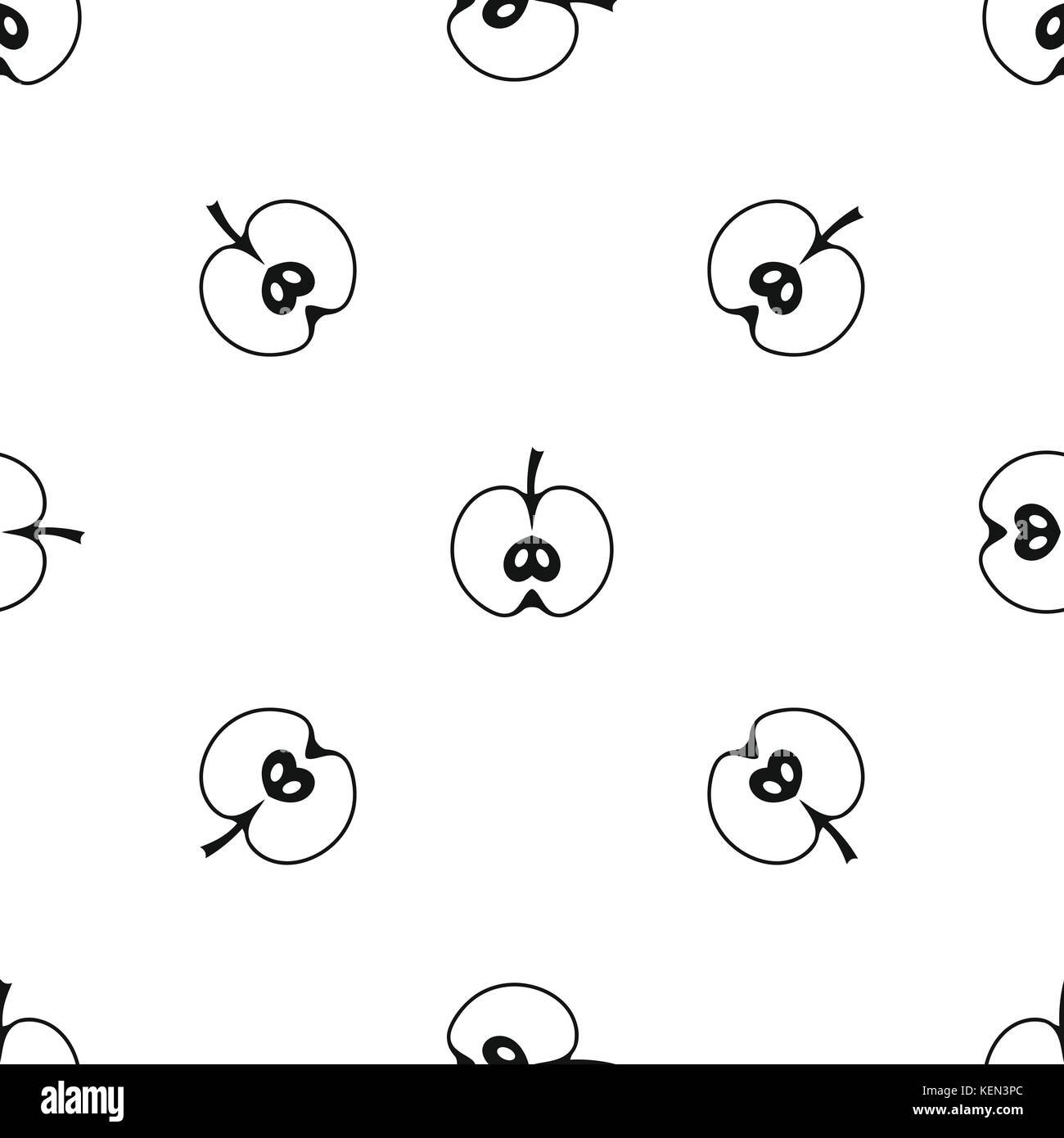 One half apple whole Black and White Stock Photos & Images - Alamy