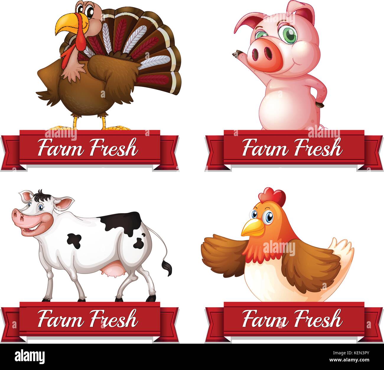 Many farm animals hi-res stock photography and images - Alamy