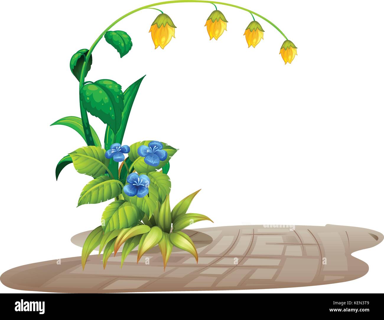 Sidewalk path Stock Vector Images - Alamy