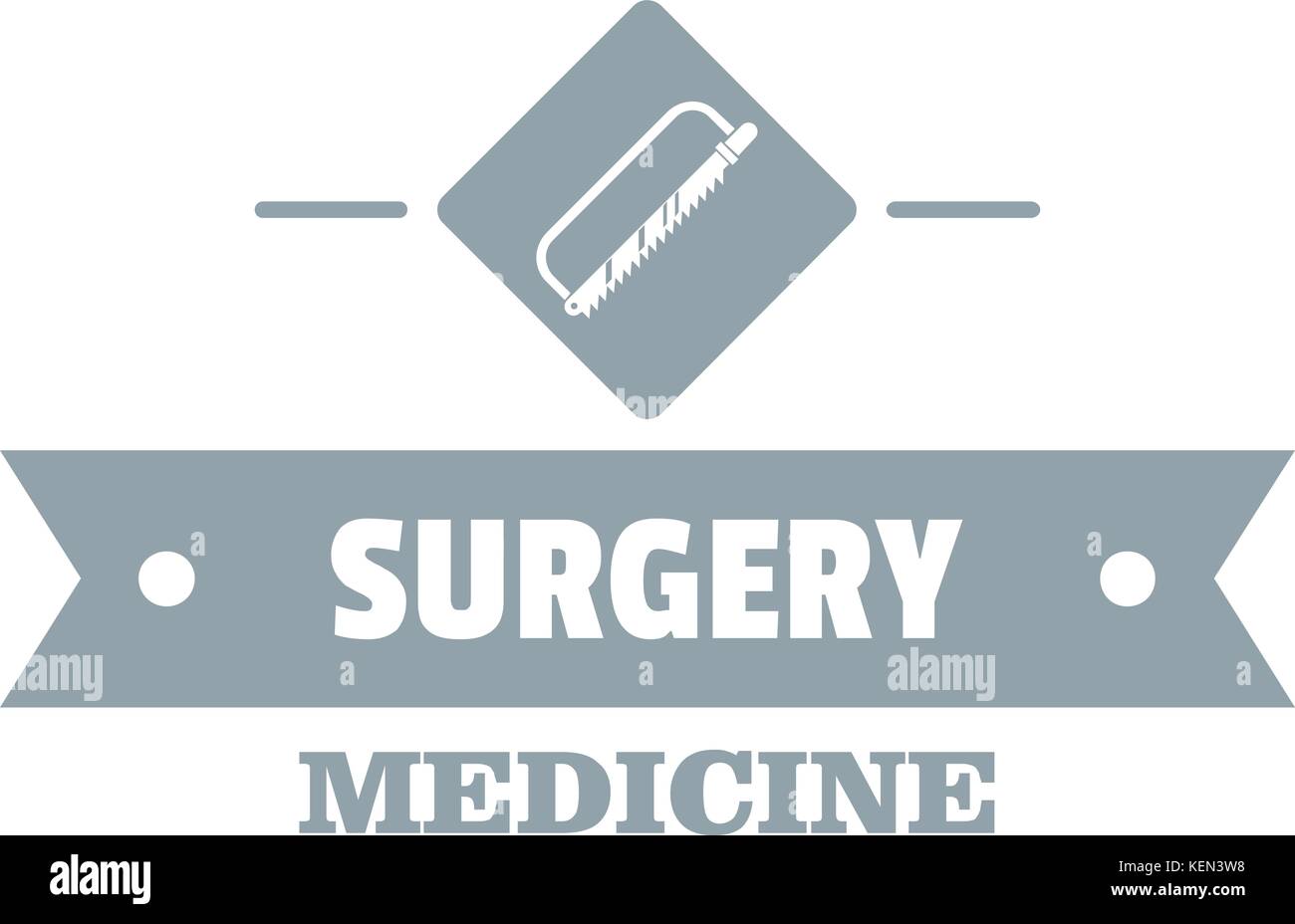 Surgery medicine logo, simple gray style Stock Vector Image & Art - Alamy