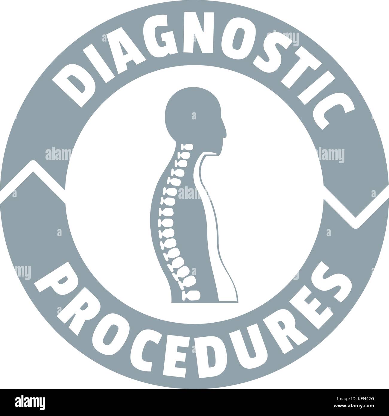 Diagnostic procedures logo, simple gray style Stock Vector Image & Art ...