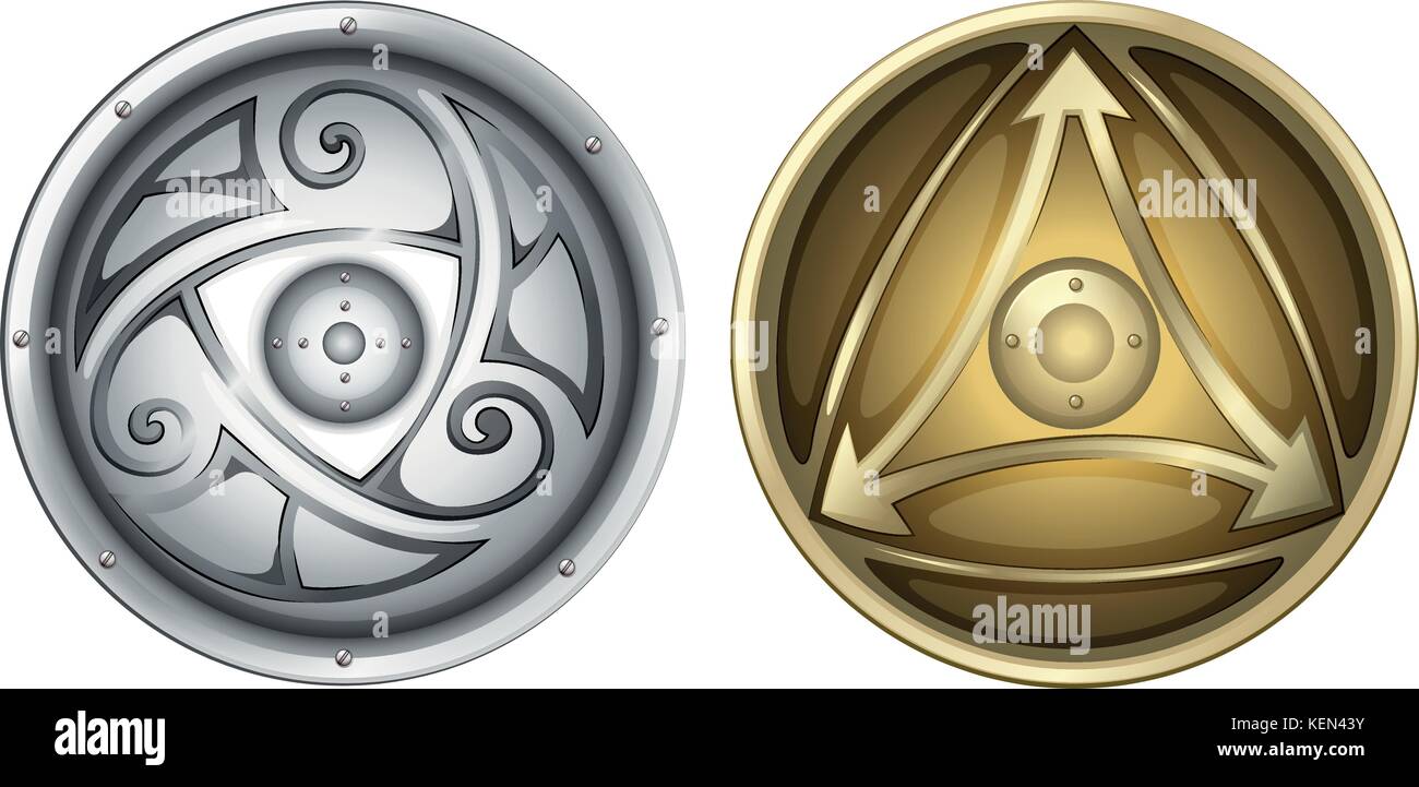 Vikings shields Stock Vector Images - Alamy