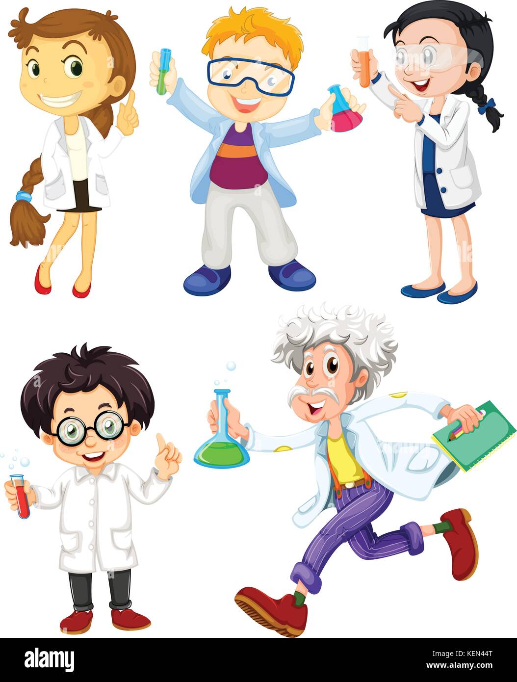 Kids Mad Scientist Cartoon Cassie Stephens: In The Art Room: Mad