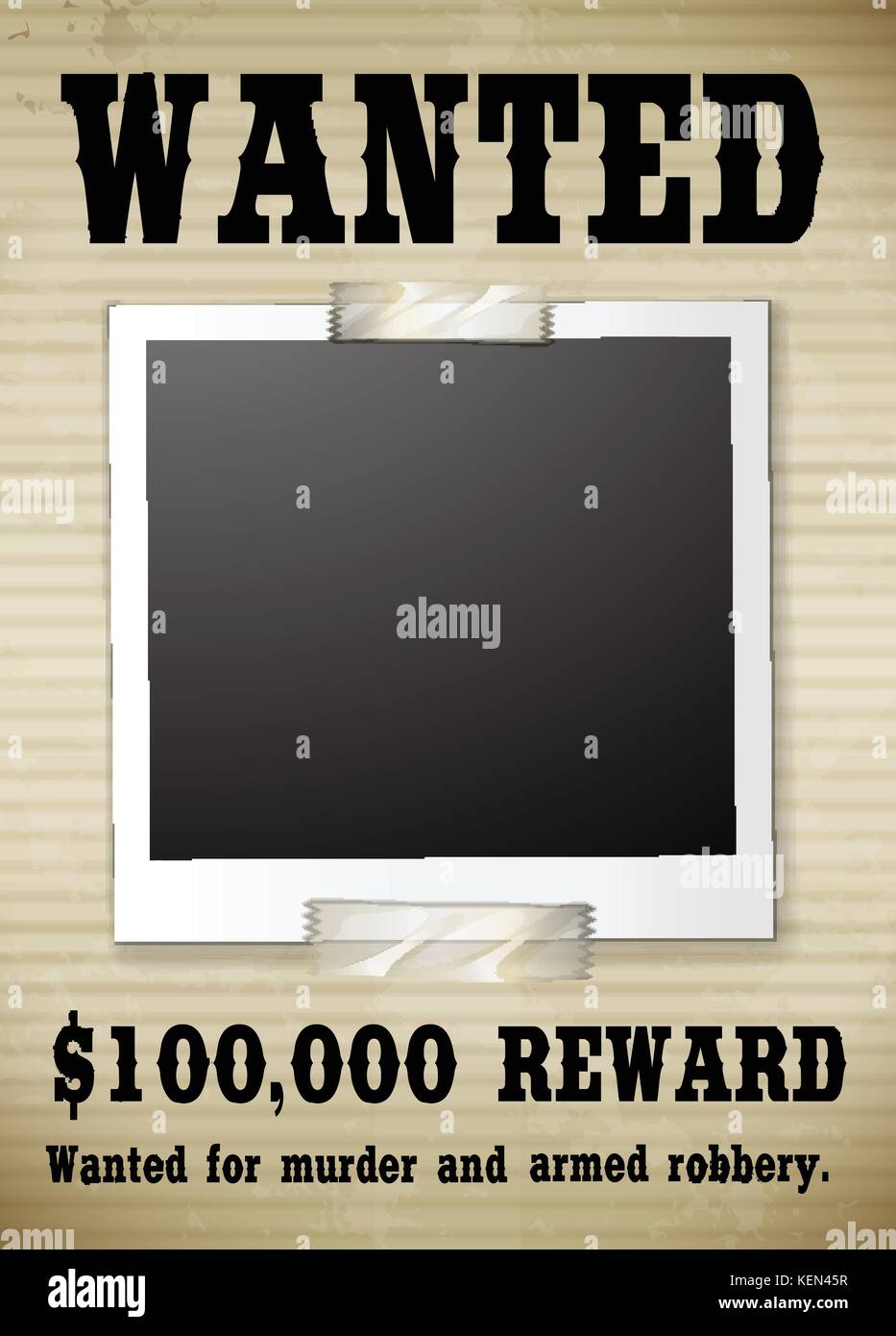 Wanted Poster Template Stock Photos & Wanted Poster Template Stock ...