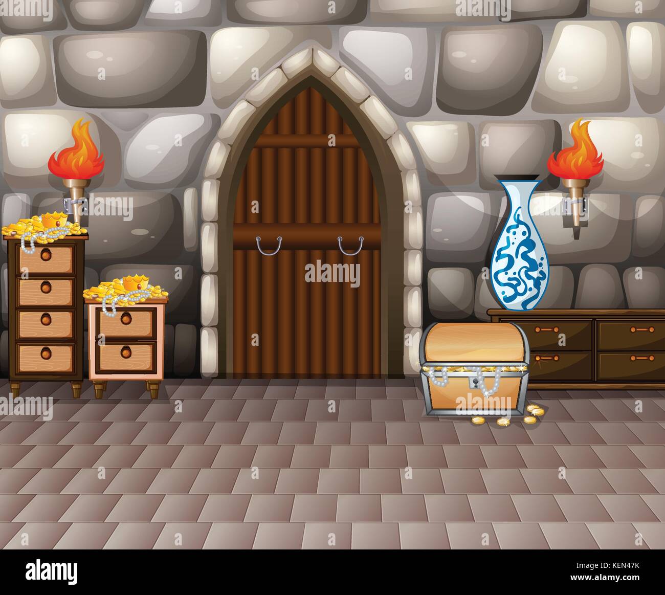 Torch room Stock Vector Images - Alamy