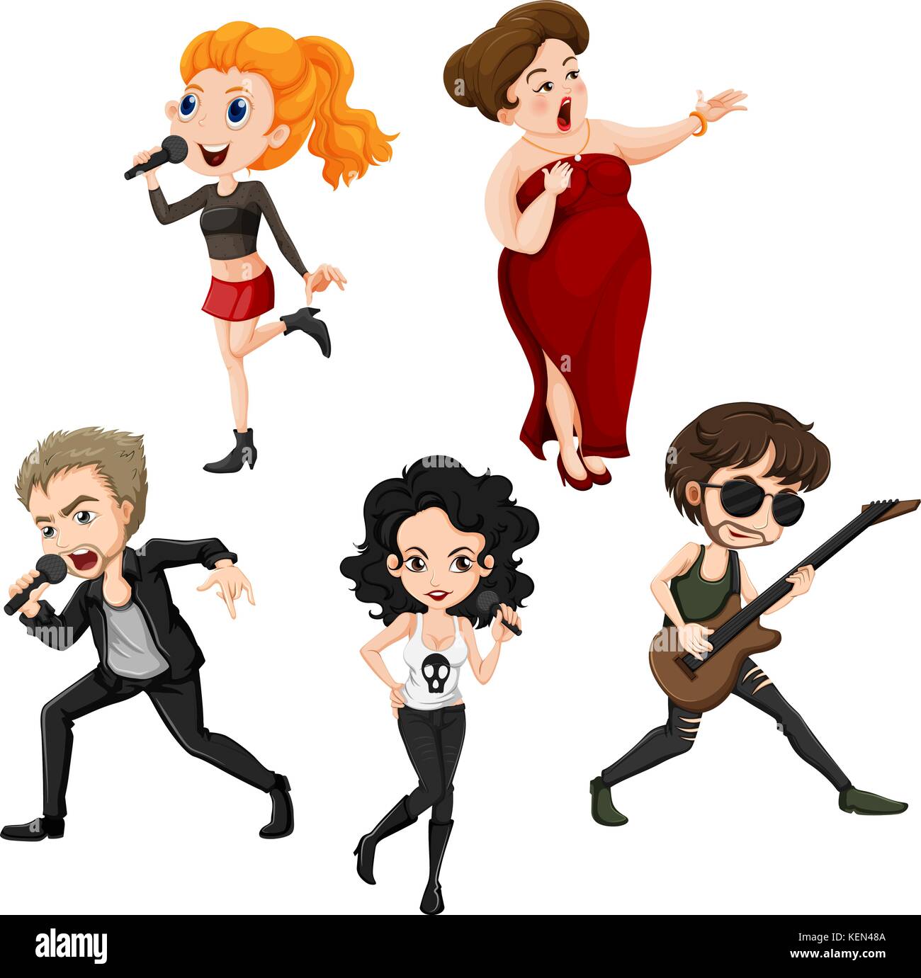 Girlie Rock Clip Art