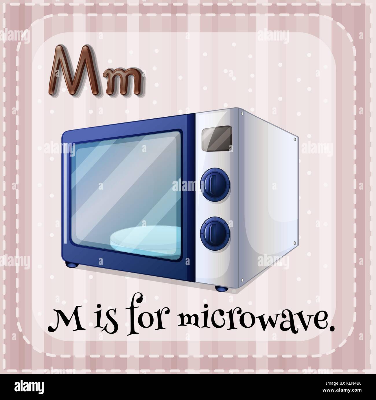 A letter M for microwave Stock Vector Image & Art - Alamy